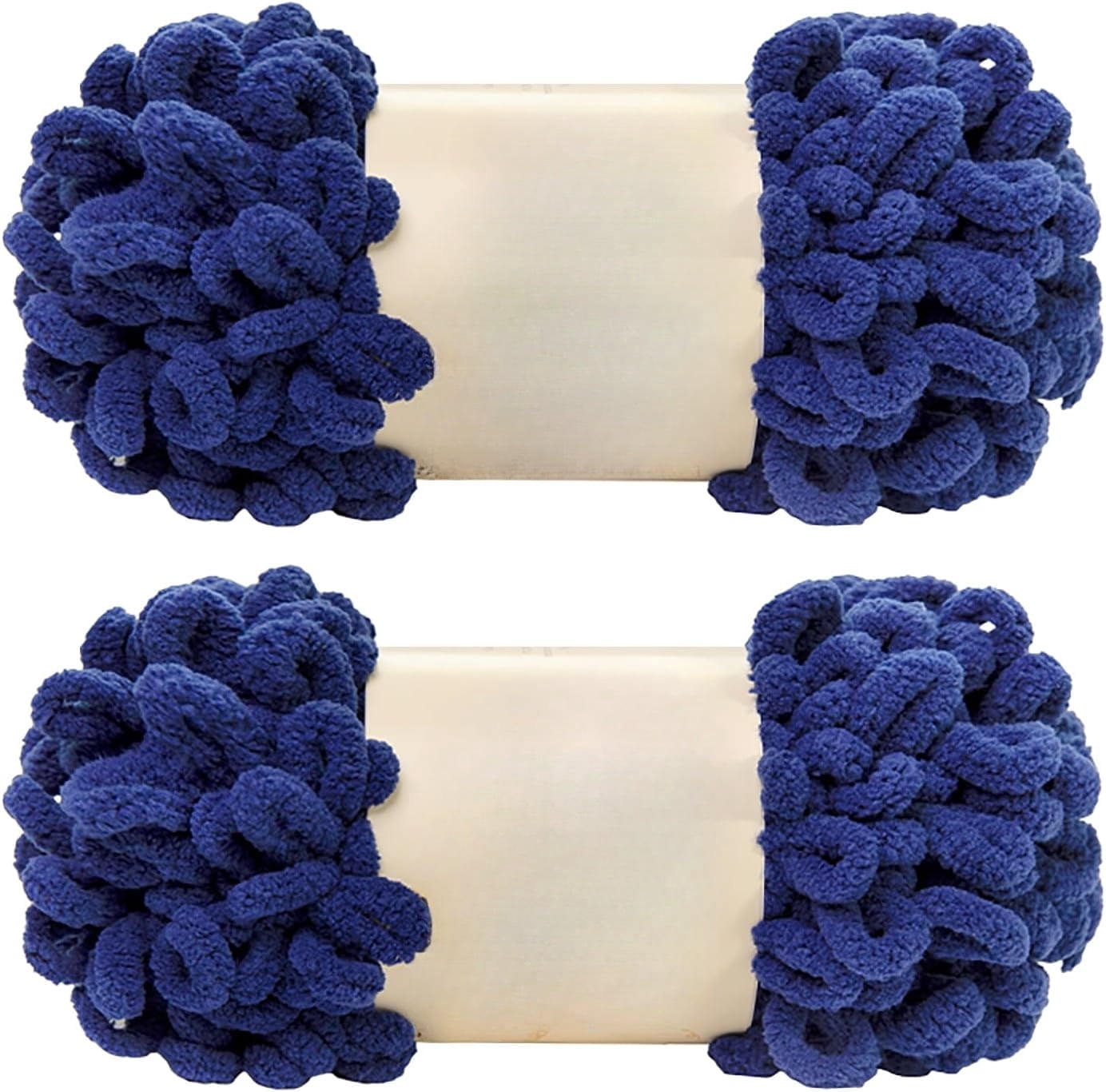 Yarn 100% Polyester Chenille Puffy Yarn, 2pcs/200g Loop DIY Hand Woven ...