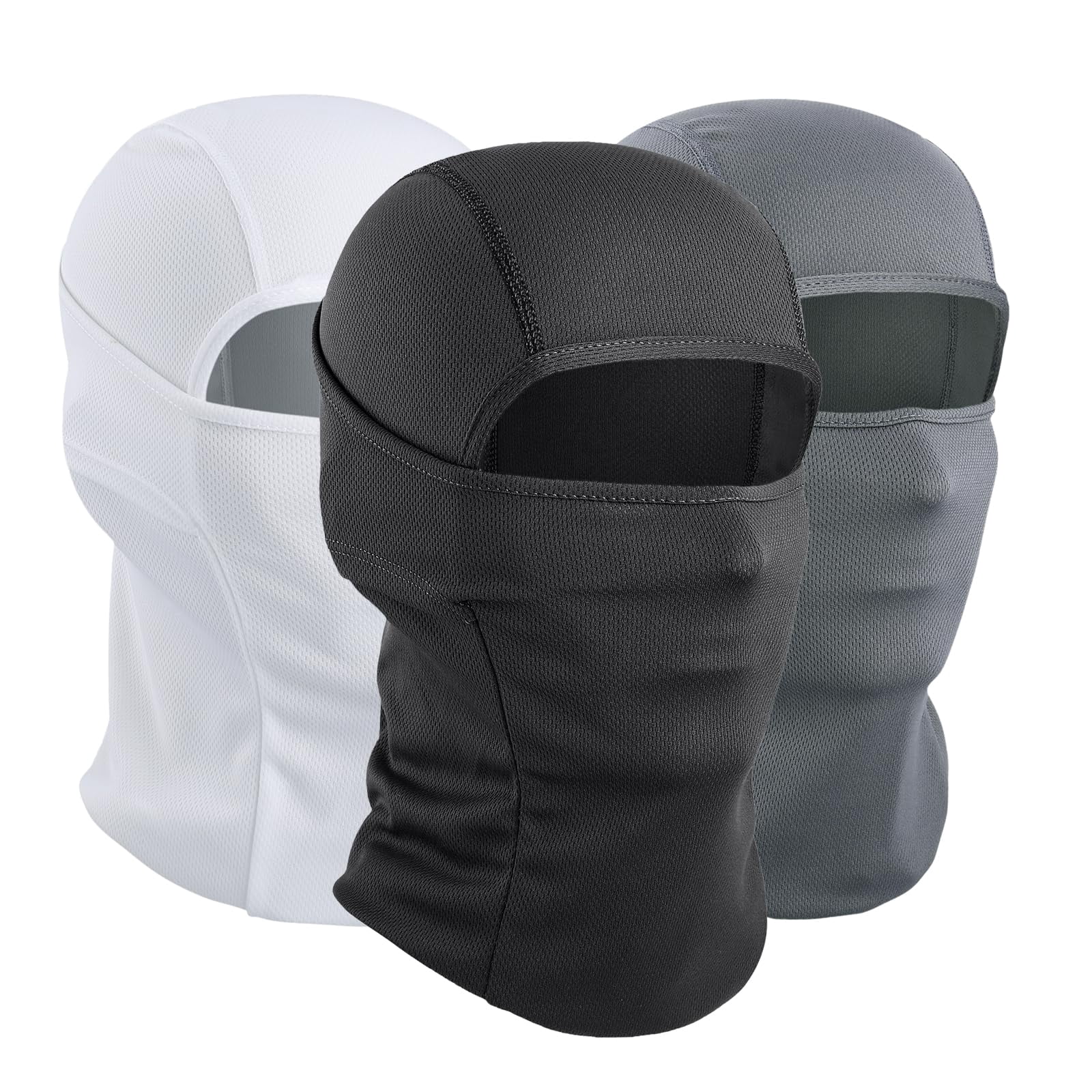 Minzimin 3 Pack Balaclava Ski Mask - Breathable UV Protection Face Cove ...
