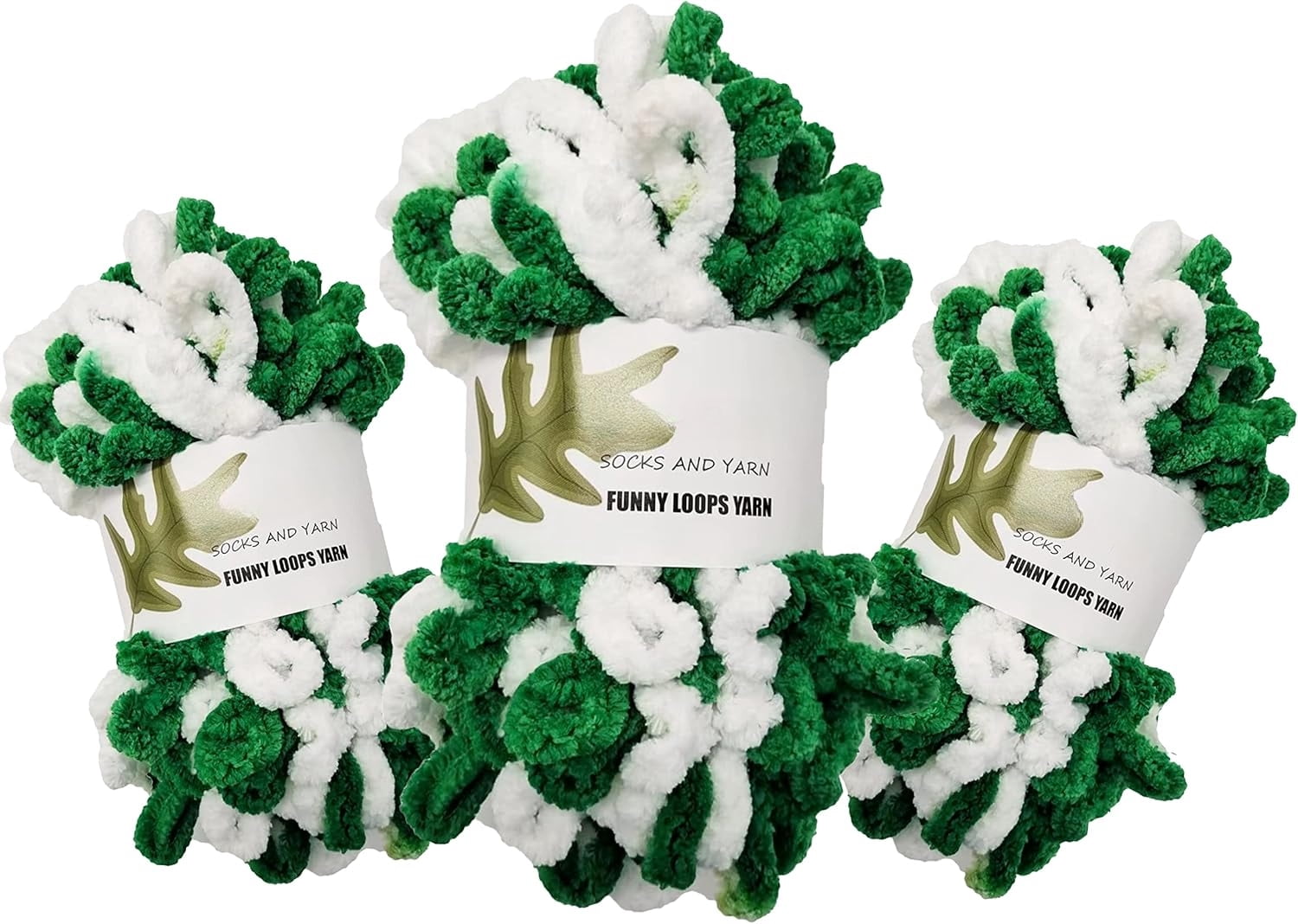Minzimin 3Pack of Loop Yarn Finger Knitting Yarn - Walmart.com