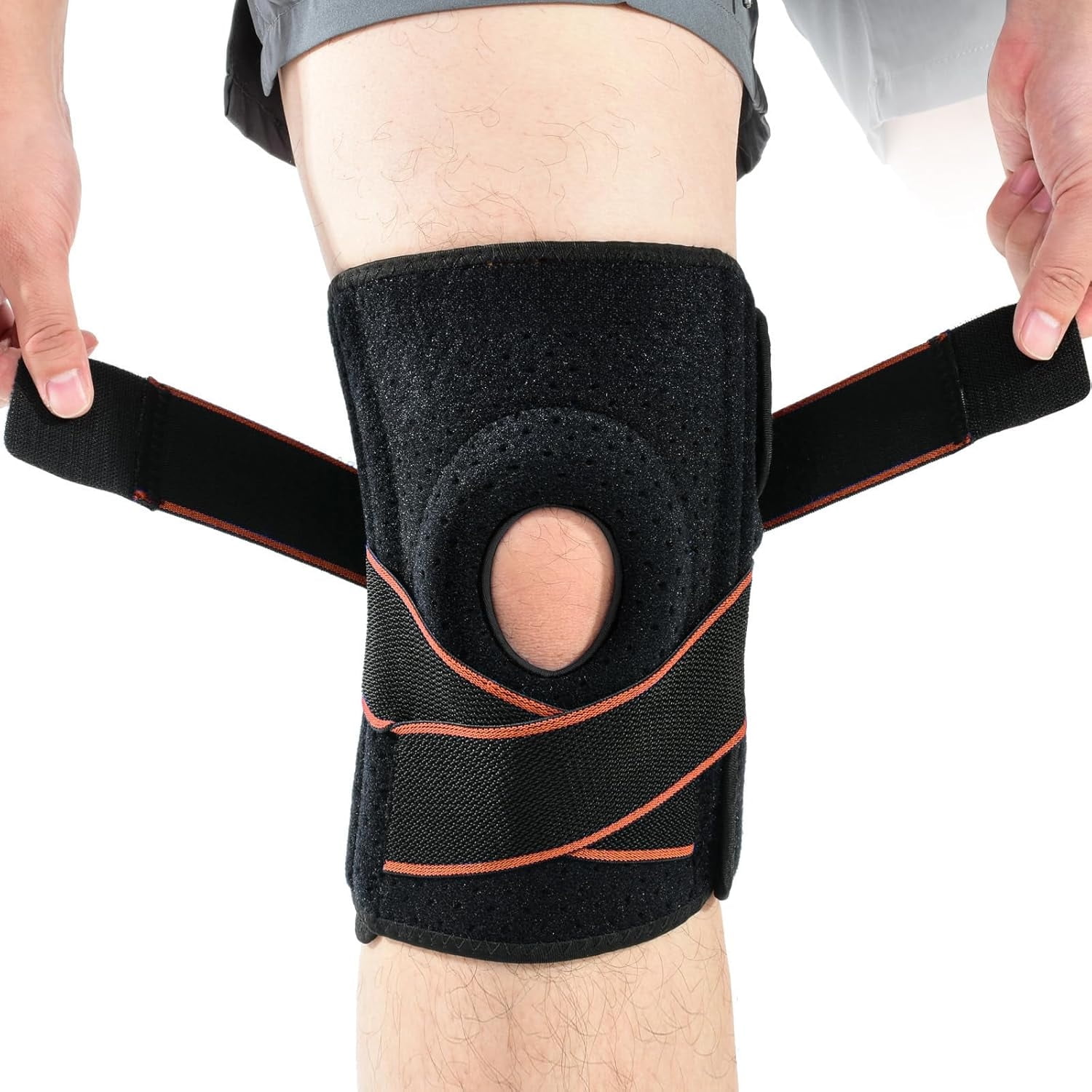 Minzimin Adjustable Knee Braces for Knee Pain with Side Stabilizers for ...