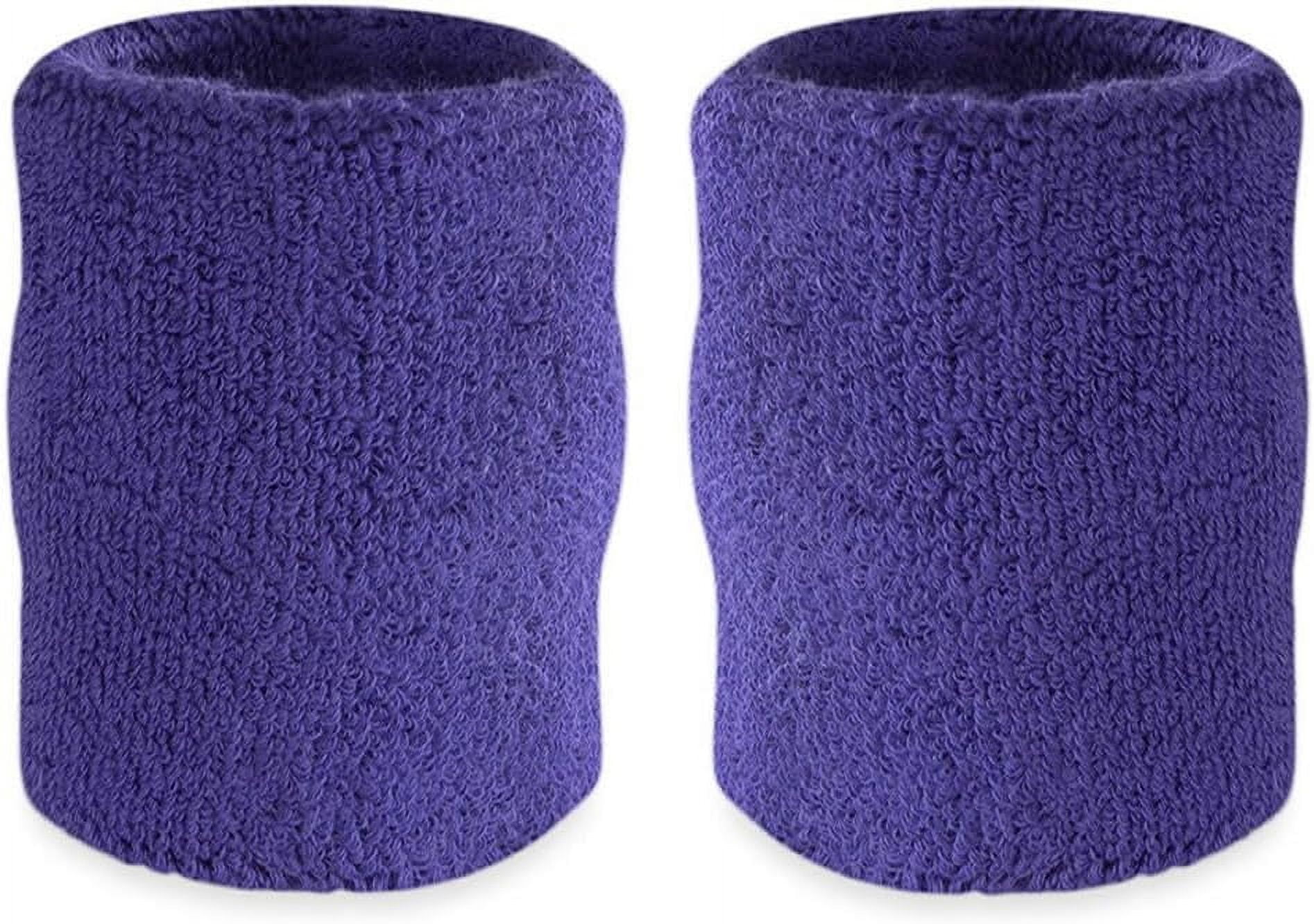 Minzimin Arm Sweatbands, Absorbent and Breathable Thick Cotton Bands ...