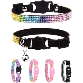VINIPET Fancy Breakaway Cat Collar with Bow Tie and Bell, Adjustable ...