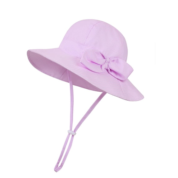 Minzimin Kids Girl Sun Hat Toddler Beach Hats with UPF 50+ Protective ...