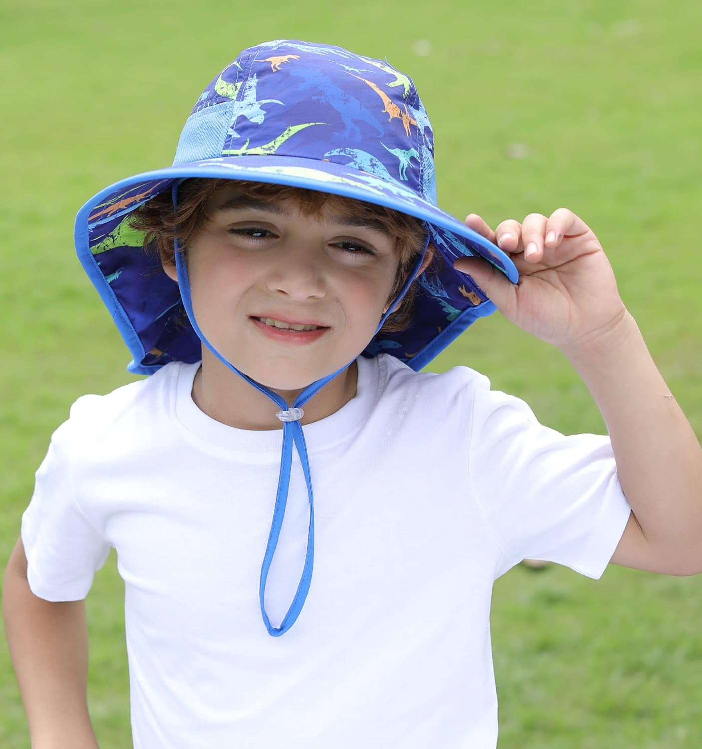 Minzimin Kids Sun Hat UPF50+ Sun Protection Bucket Hat Toddler Summer ...