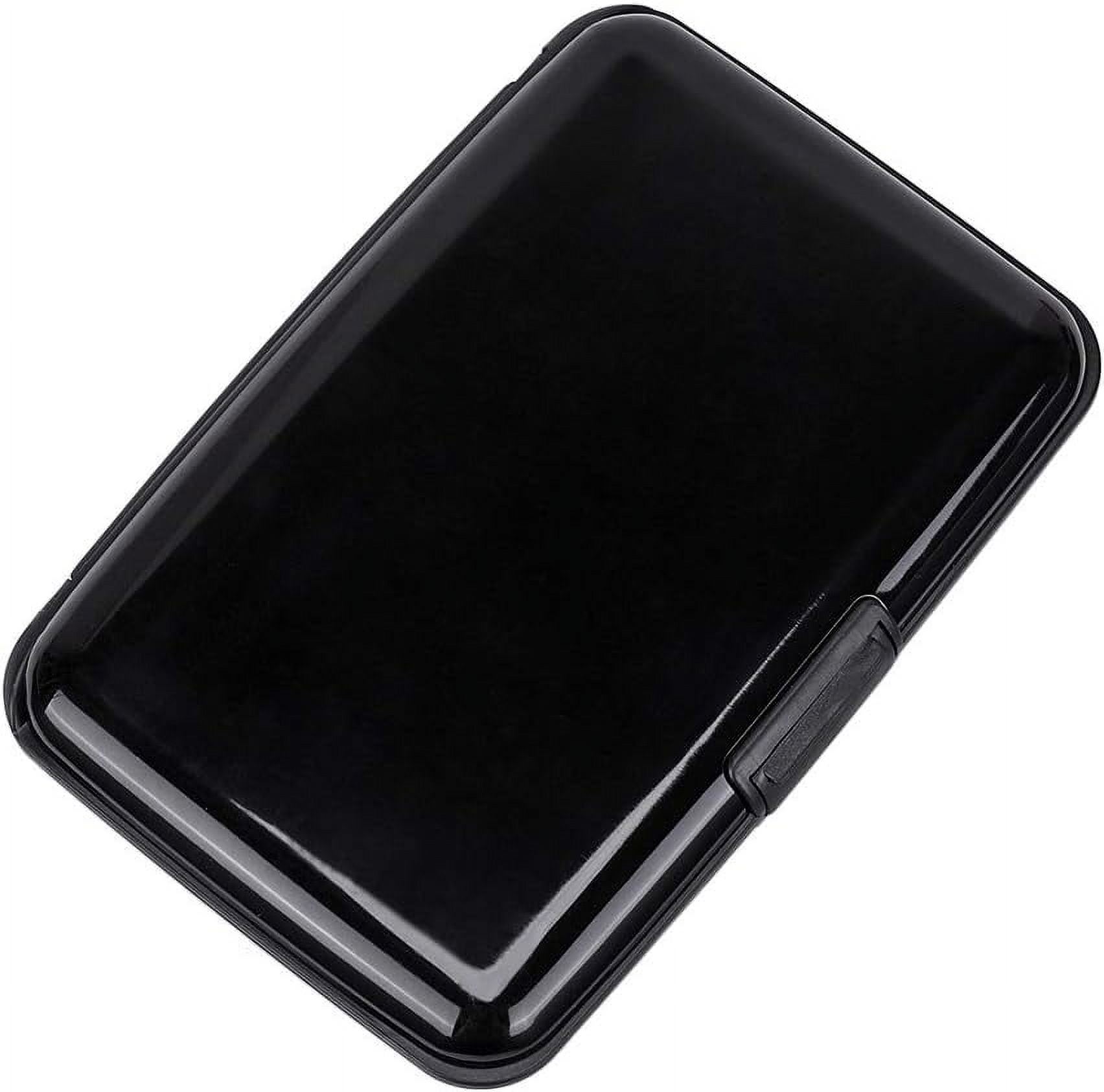 Minzimin Mini RFID Aluminum Wallet Credit Cards Holder Business Card ...