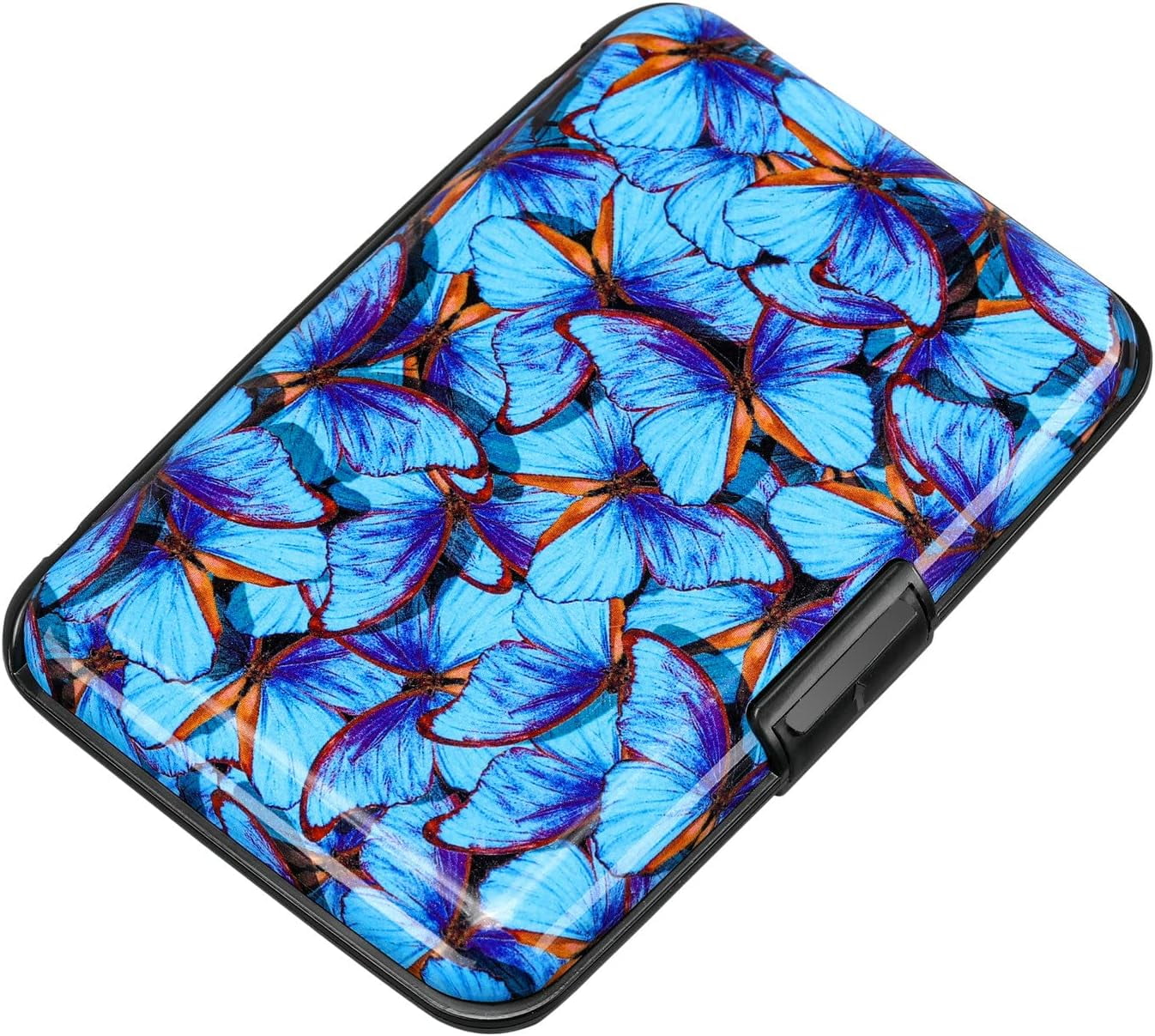 Minzimin Mini RFID Aluminum Wallet Credit Cards Holder Business Card ...