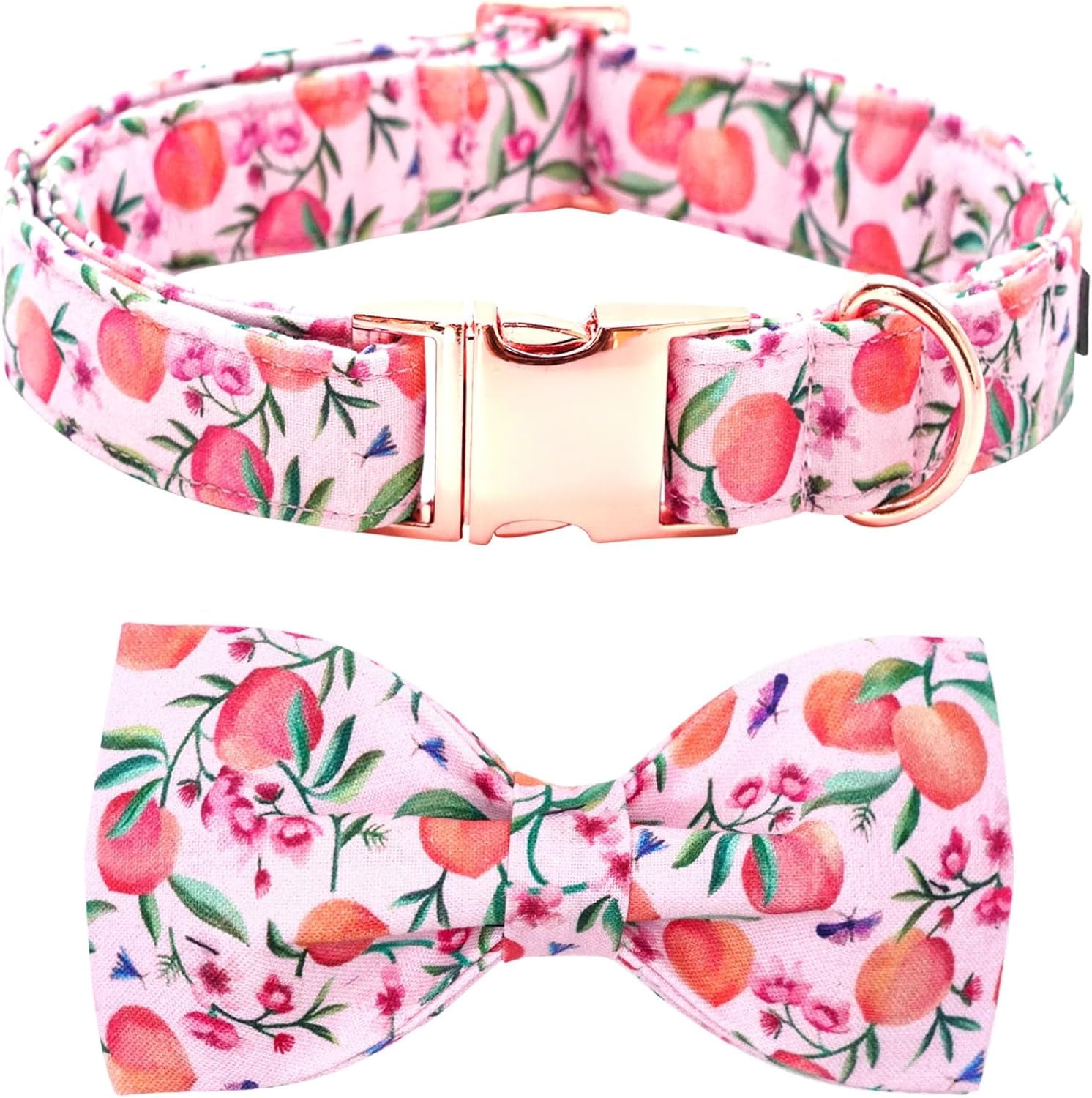 Minzimin Rainbow Dog Collar Colorful Dog Bow Collar Heavy Duty ...