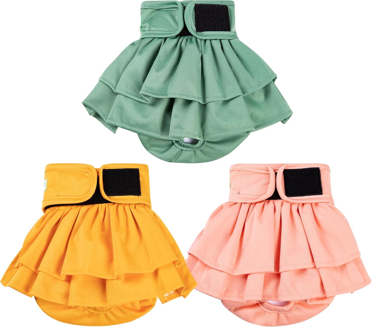 Minzimin Washable Dog Diapers Female (3 Pack), Highly Absorbent Dog ...