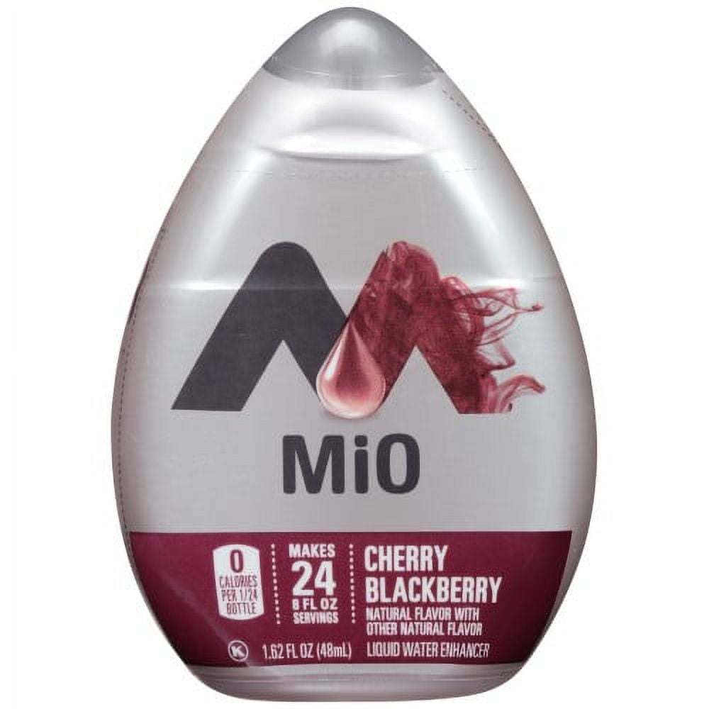 MiO Naturally Flavored Cherry Blackberry Sugar-Free Zero Calorie Liquid ...