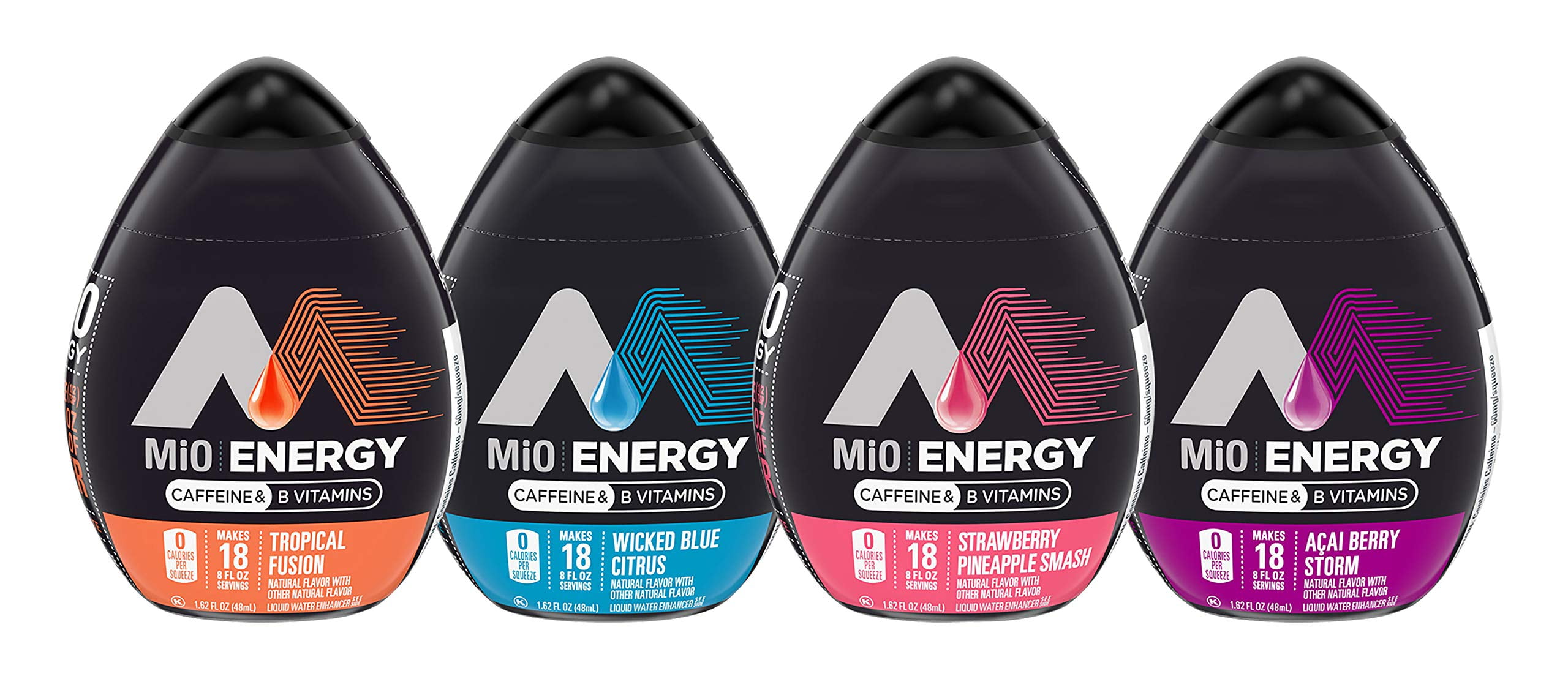 Mio Energy Water Enhancement Variety Pack Includes Strawberry Pineapple ...