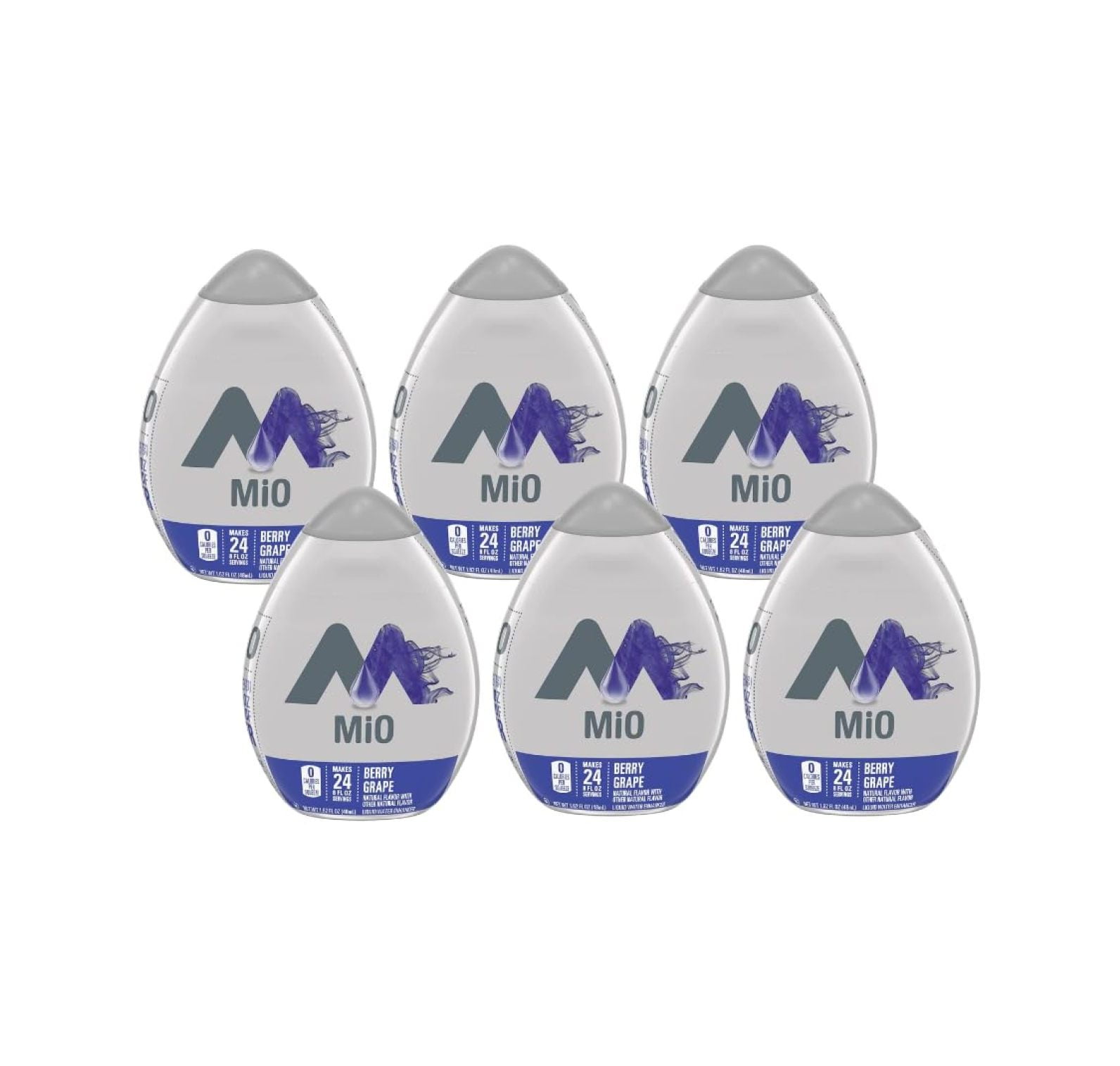 Mio Liquid Water Enhancer, Berry Grape, 1.62 OZ (Pack - 6) - Walmart.com
