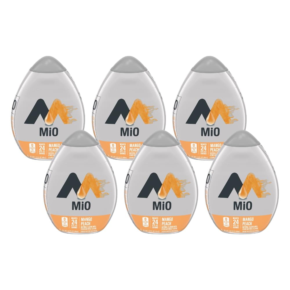 Mio Liquid Water Enhancer, Mango Peach, 1.62 OZ, 6-Pack - Walmart.com