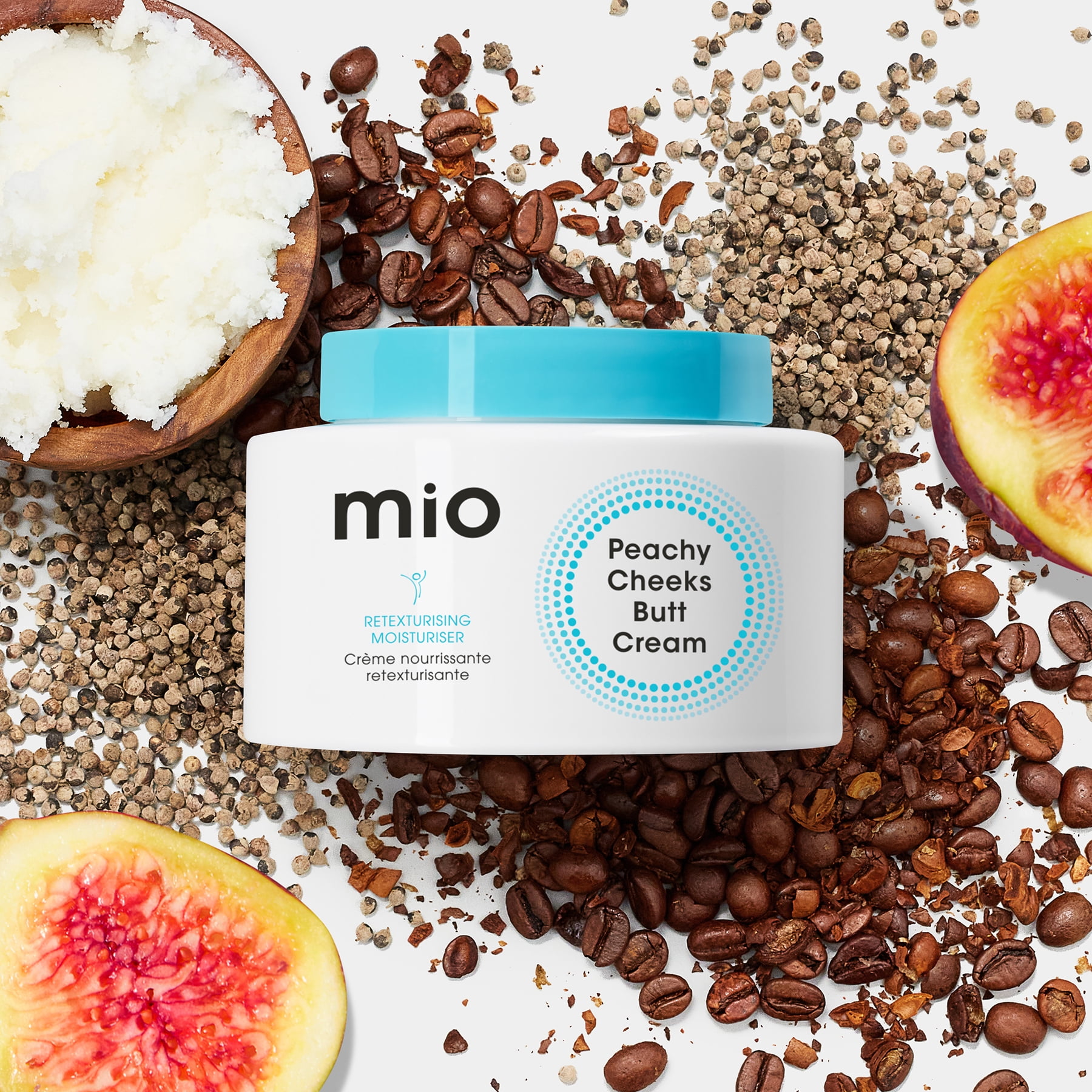Mio Peachy Cheeks Butt Booster Cream, Retexturising Moisturiser, 4 fl ...
