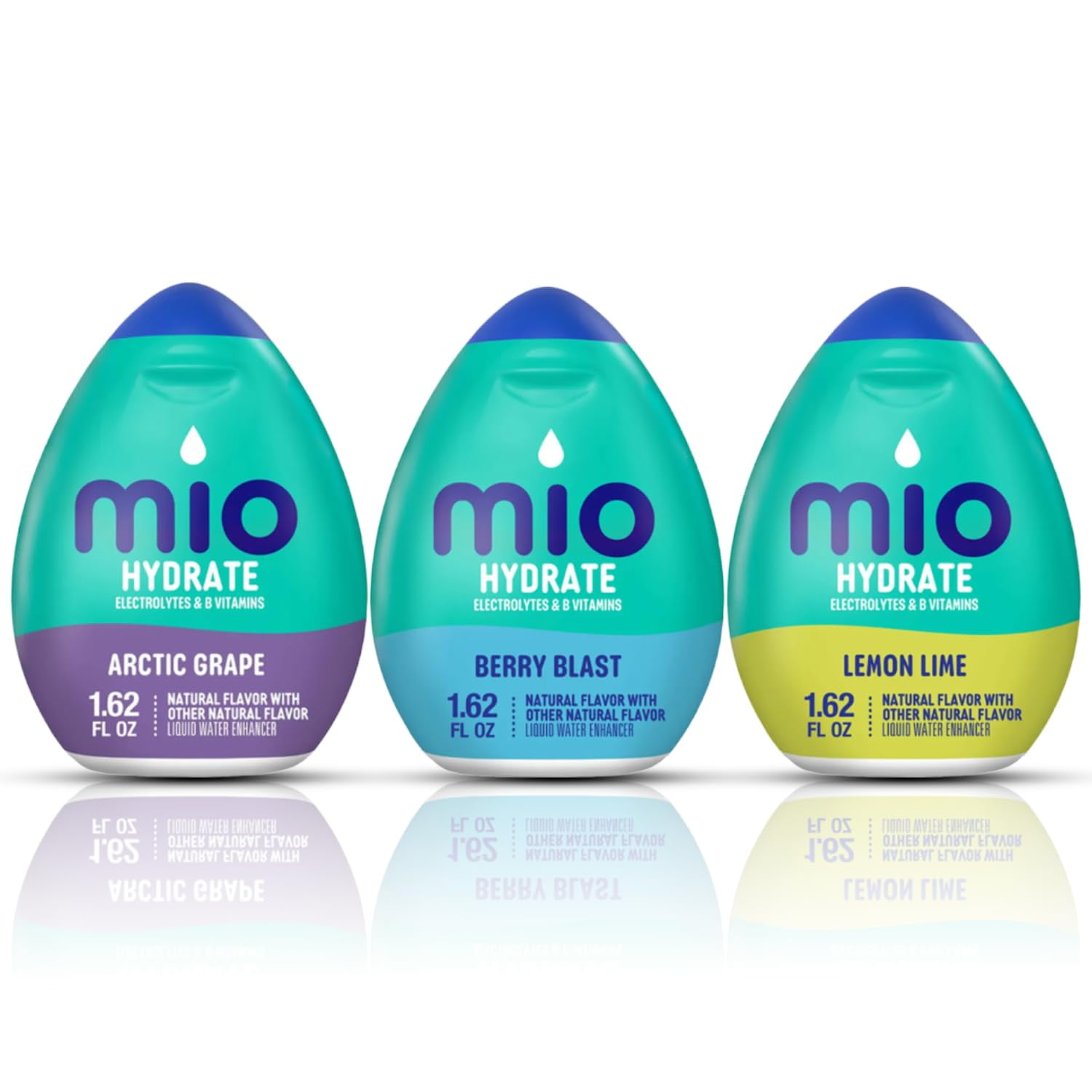 Mio Sport Variety Pack, 3 Flavors: Arctic Grape, Lemon Lime, and Berry ...