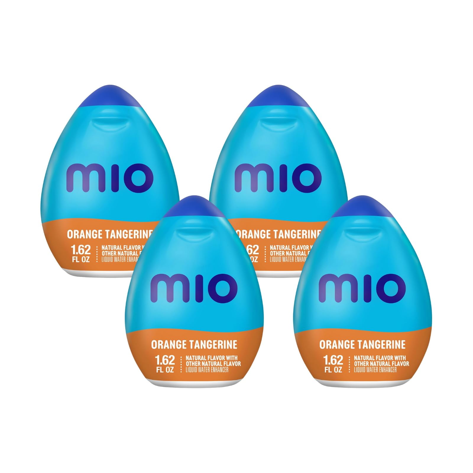 Mio Vitamins Liquid Water Enhancer, Orange Tangerine, 1.62 OZ, 4-Pack ...