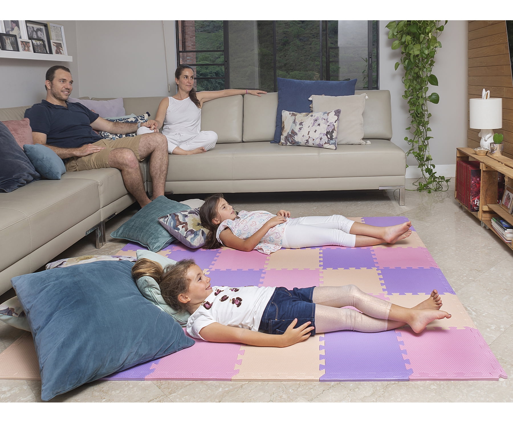 MioTetto Non-Toxic Foam Play Mat for Babies & Kids, Interlocking Puzzle ...