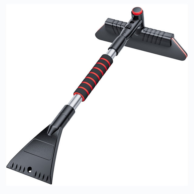 Miogawg Car Scraper With Large Brush Head, Extendable Snow Scraper For ...