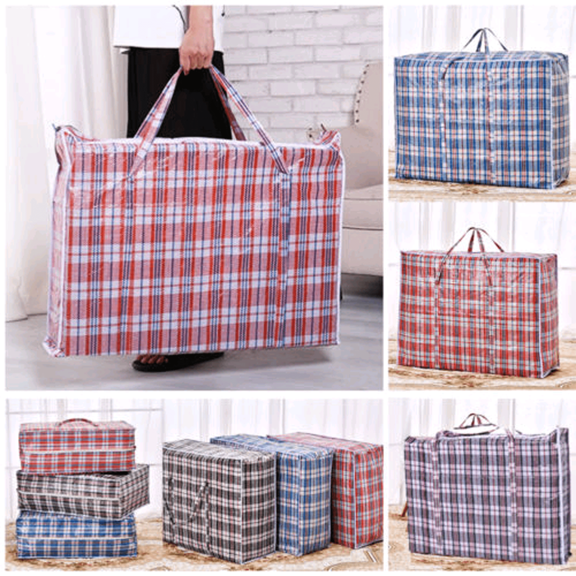 Mioliknya Extra Large Laundry Bag with Zipper - Heavy Duty Laundry Bag ...