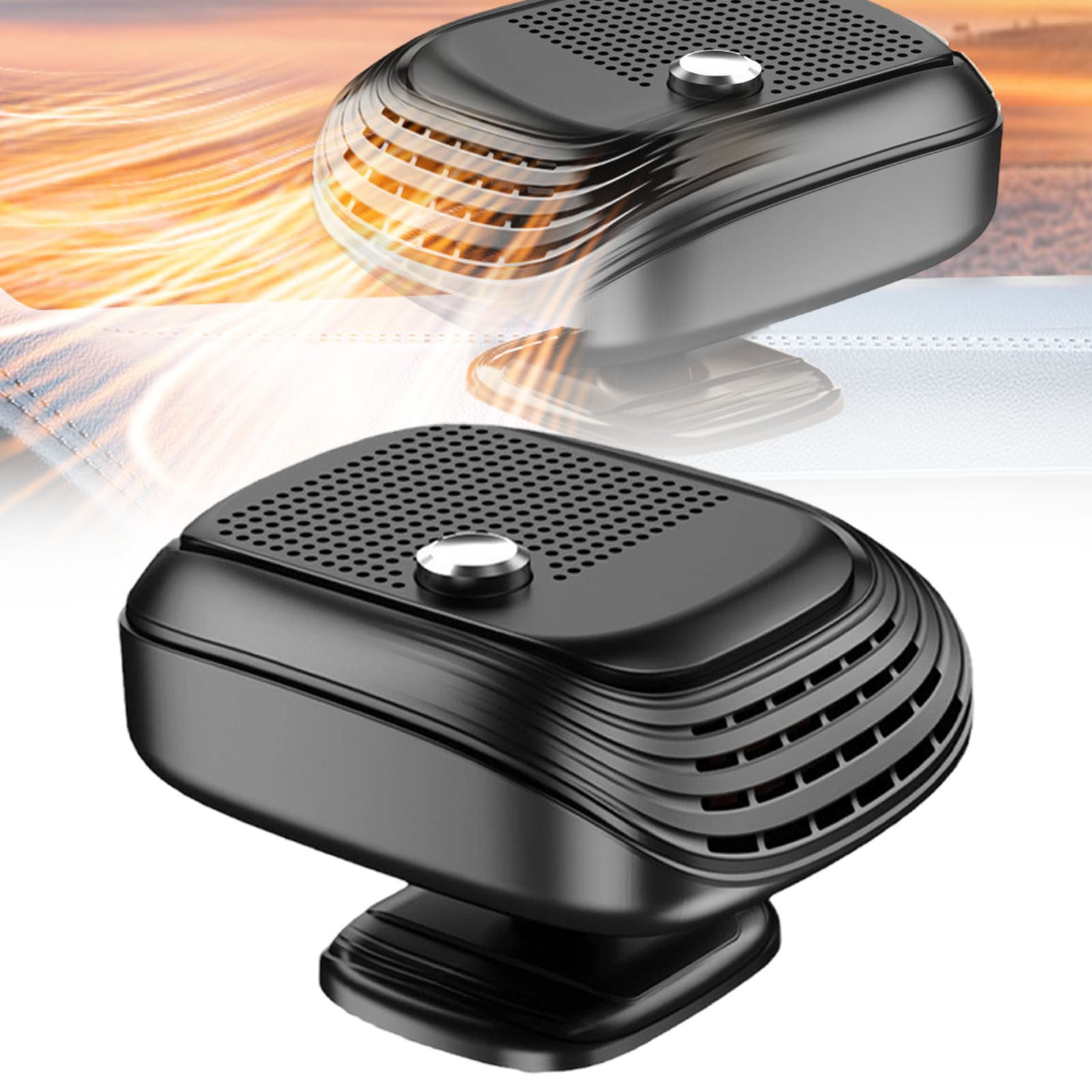 Miommo 12V/24V 120W Portable Car Heater, 2-in-1 Fast Heating and ...