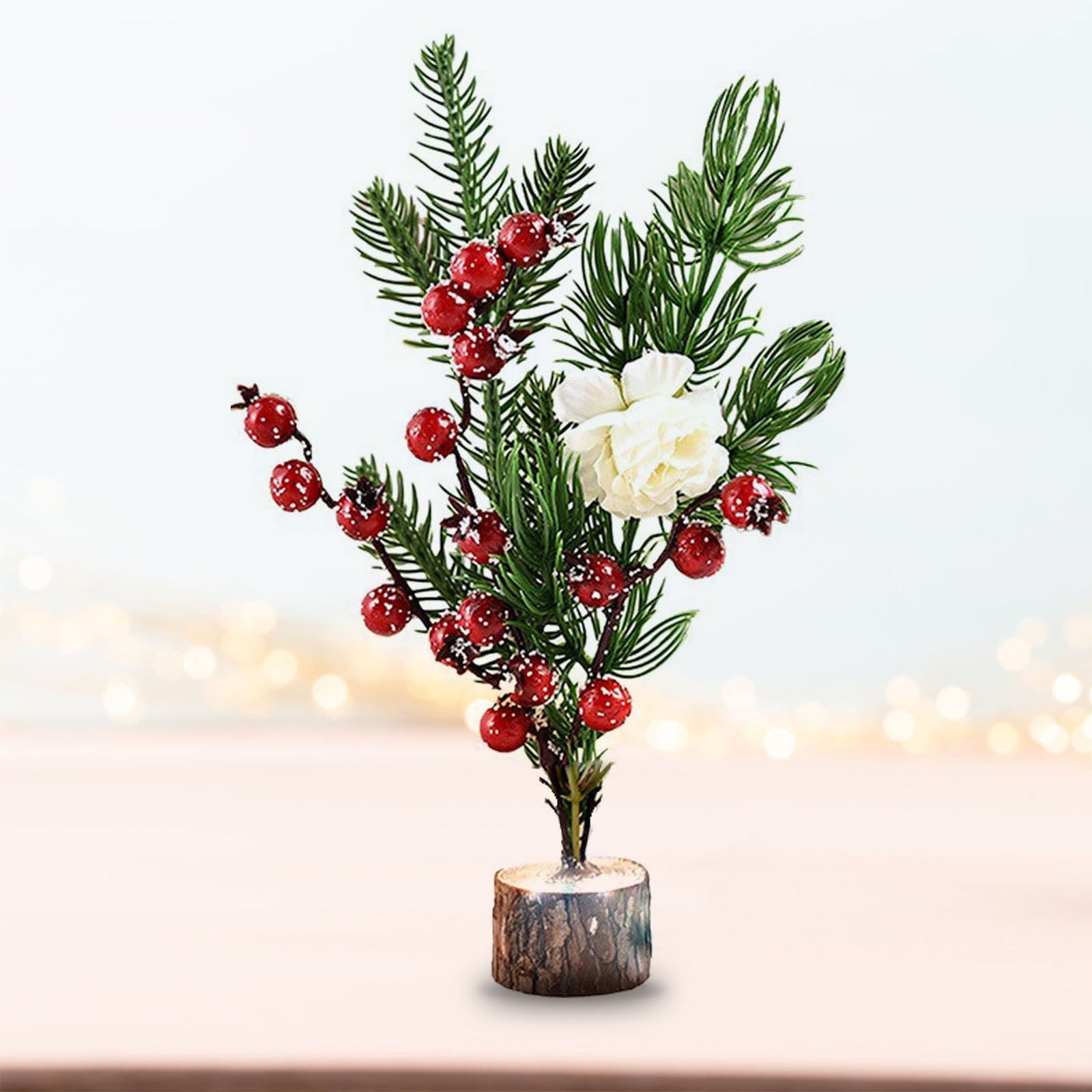 Miommo Christmas Decorations for Home Mini Christmas Tree Table ...
