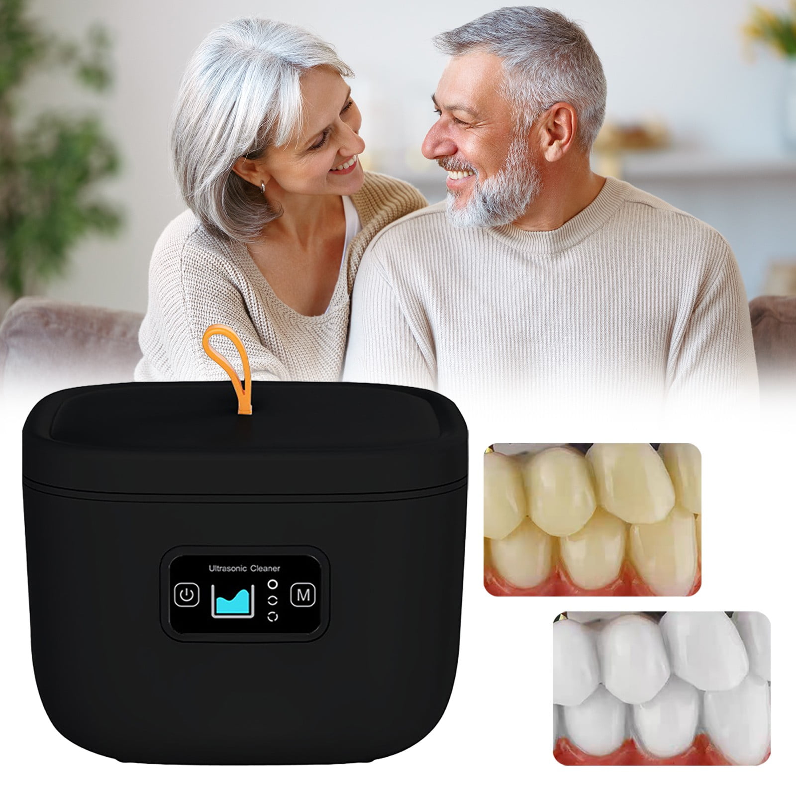 Miommo Denture Cleaner Cleaner Jewelry Cleaner 45kHz Tooth Cleaner ...