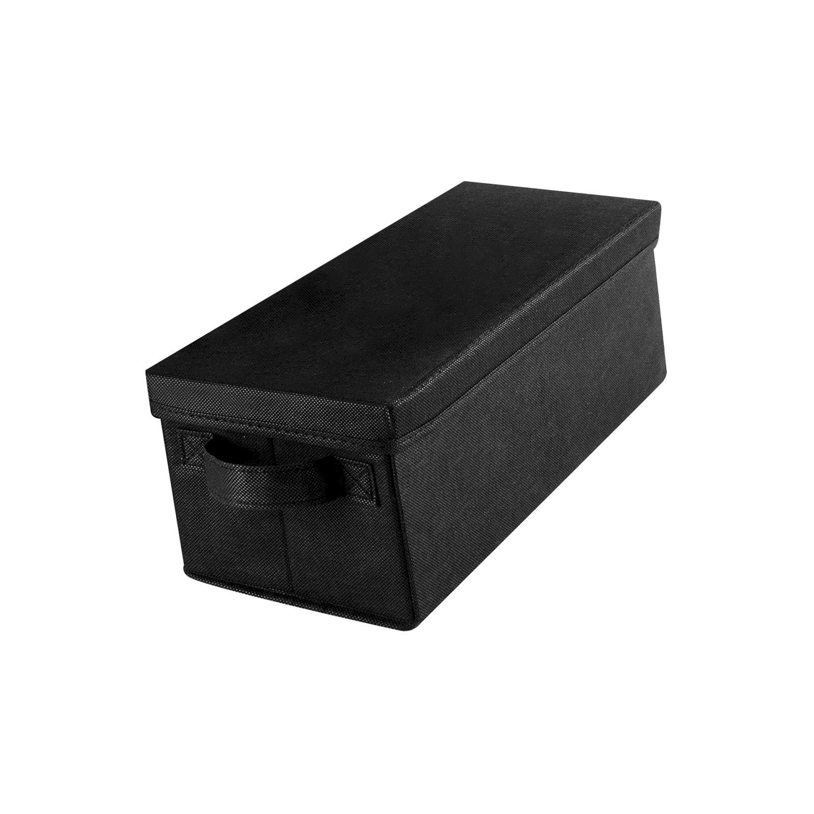 Miommo Foldable Storage Bins with Lids, Storage Boxes with Handles ...