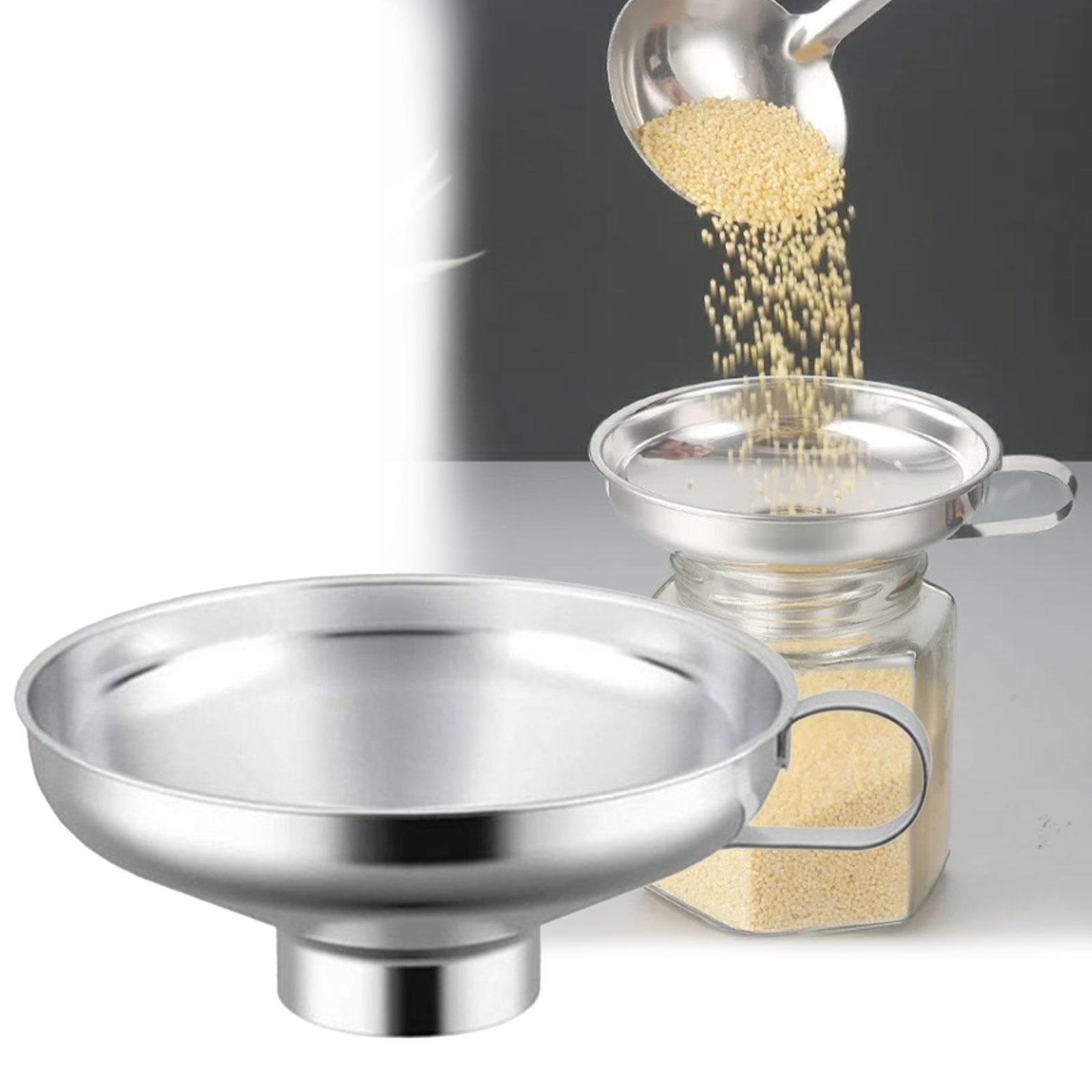 Miommo Funnels for Kitchen Use Filling Bottles Stainless Canning Funnel ...