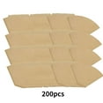 Miommo Size4 Coffee Filter Paper 200 Pack, Unbleached Fan Shaped ...