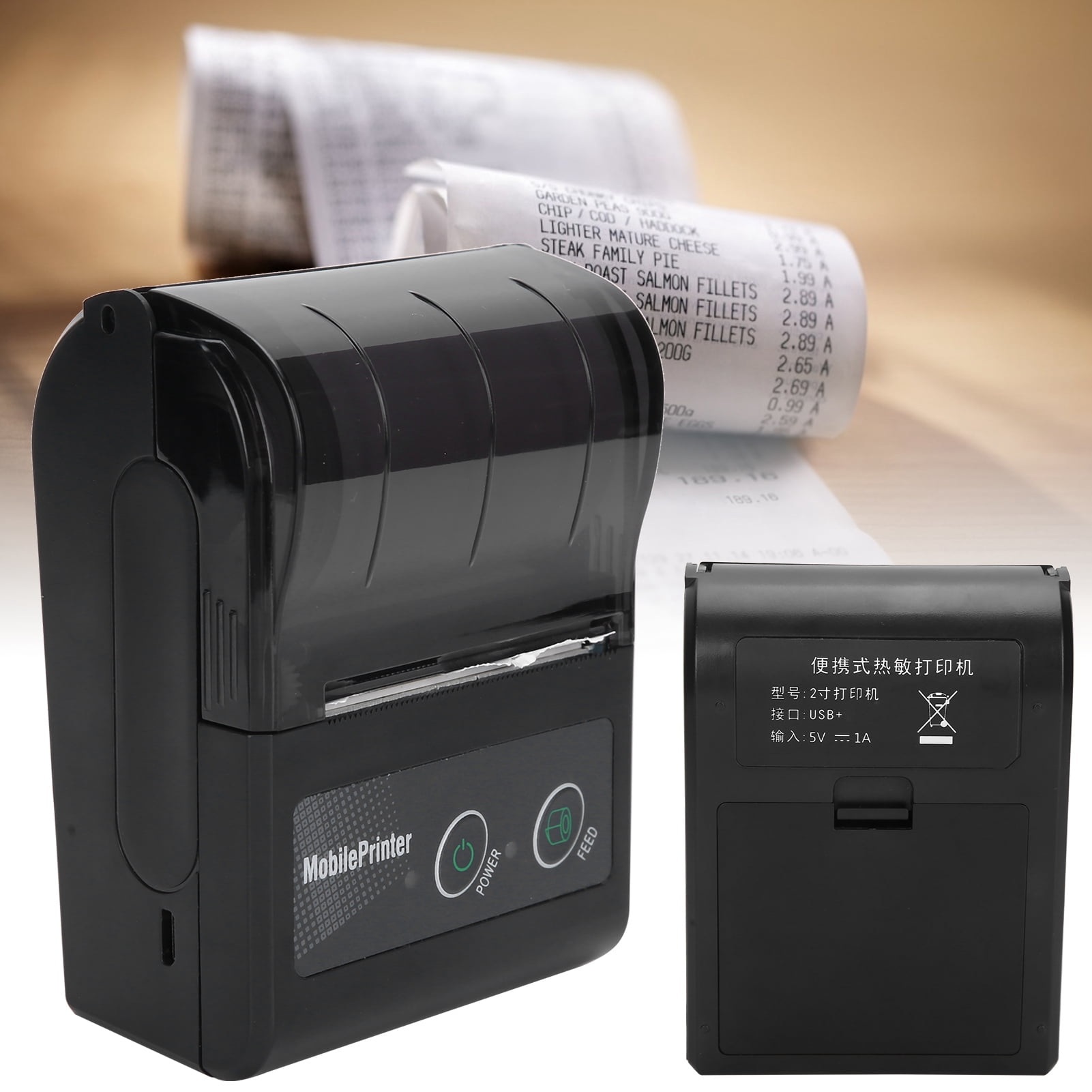 Mioren Thermal Receipt Printer Thermal Bluetooth Thermal Receipt ...