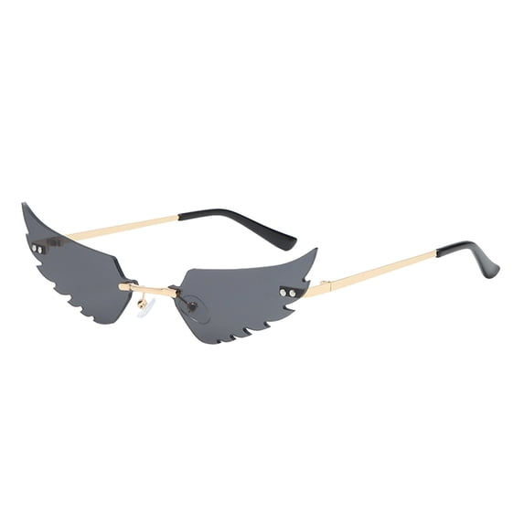 Miorin Under $5 Mens Sunglasses Irregular Shape Retro Sunglasses Gray ...