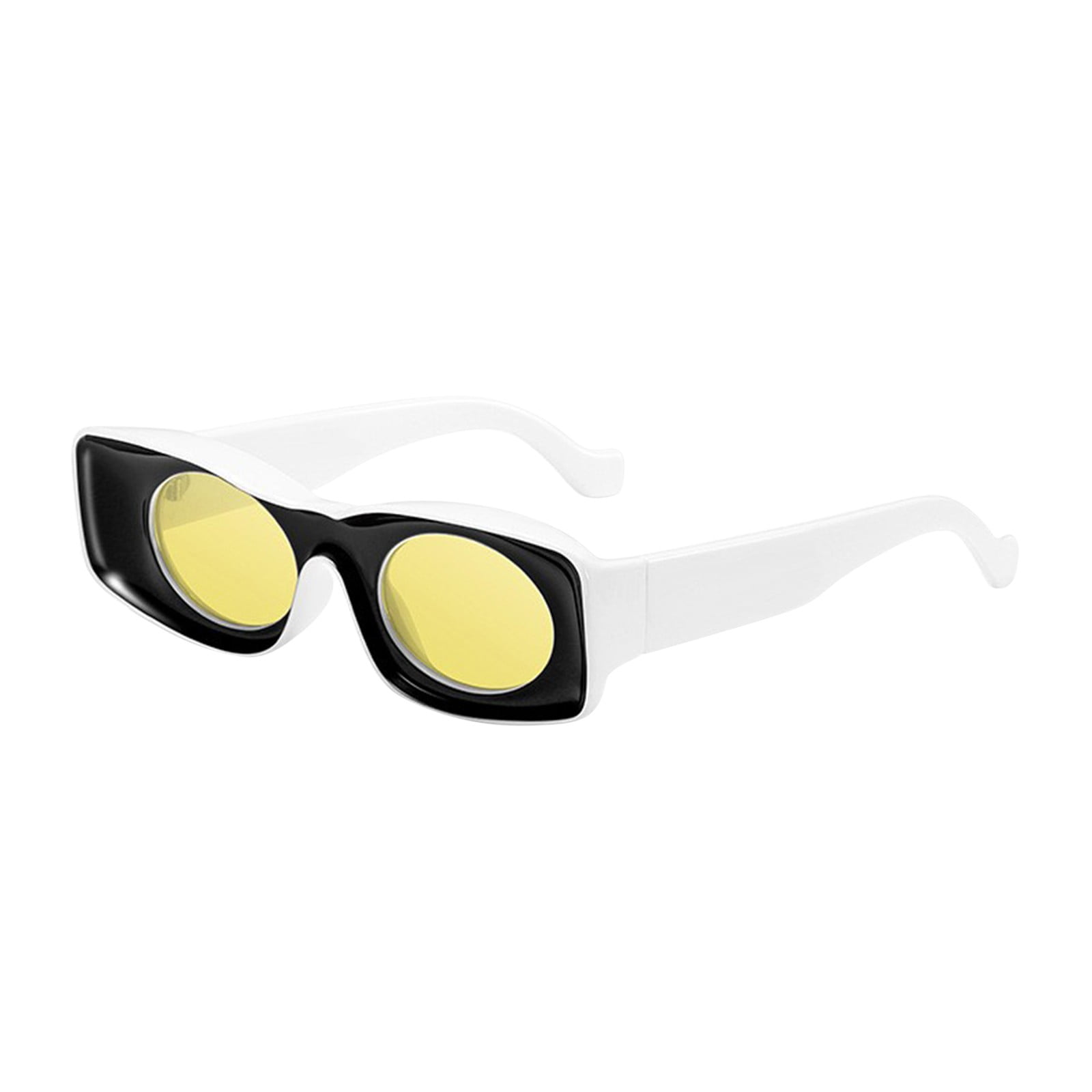 Miorin Under $5 Retro Square Sunglasses for Women Men Thick Rectangle ...