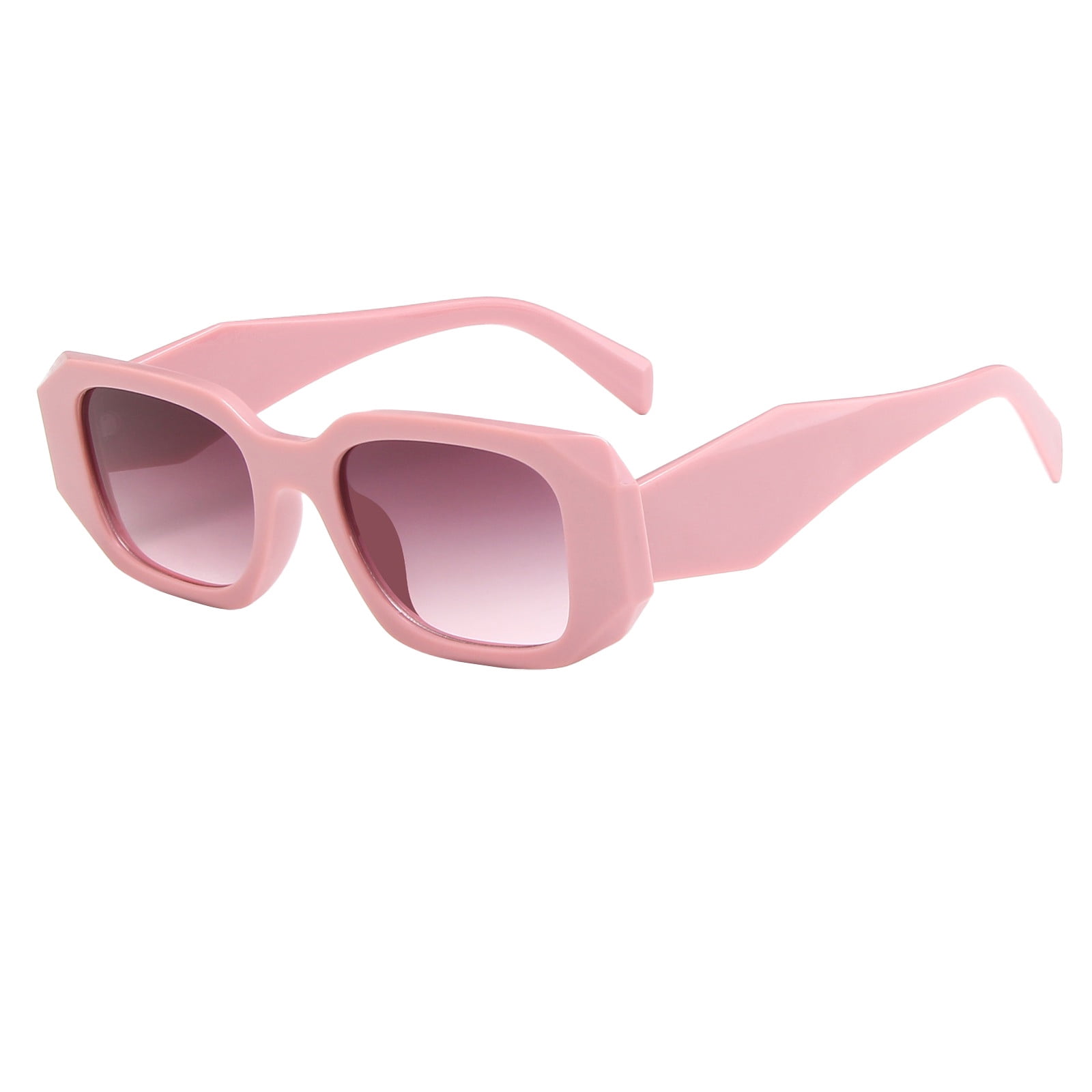 Miorin Under $5 Trendy Rectangle Sunglasses for Womens Mens, Retro ...