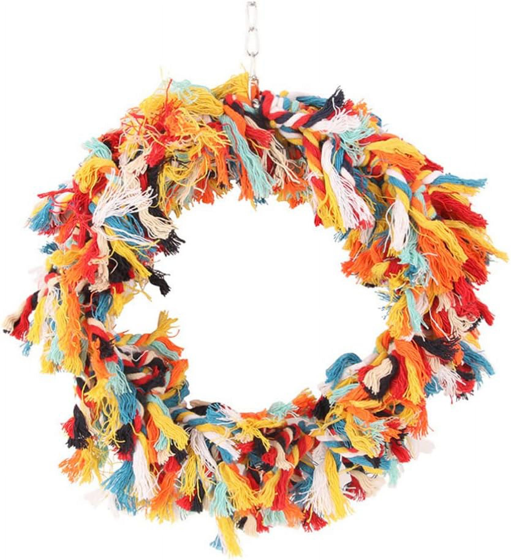 Mipcase Parrot Swings, Bird Parrot Toys, Hanging Ring Birdcage Swings ...