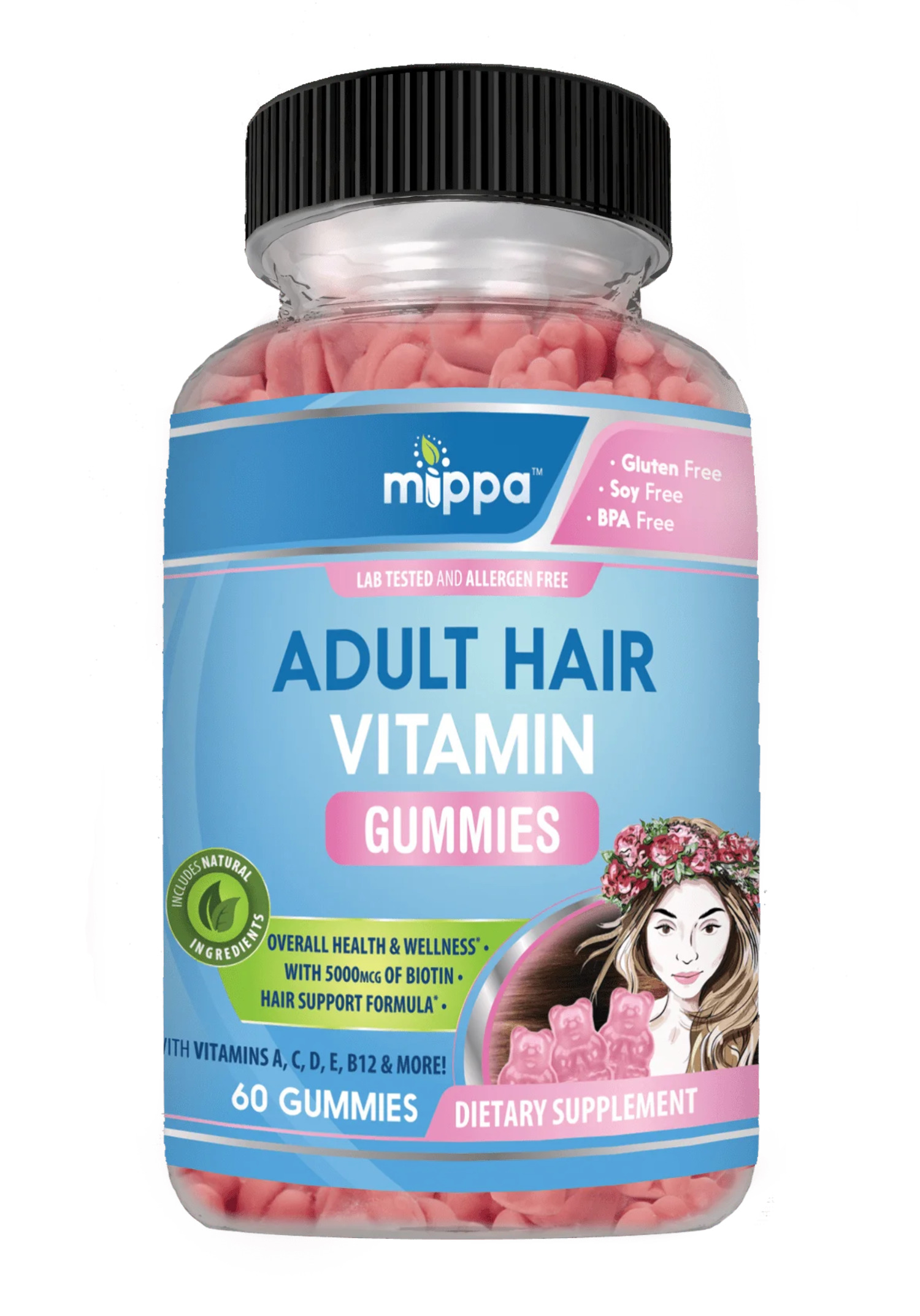 Adult Hair Vitamin Gummies - Walmart.com