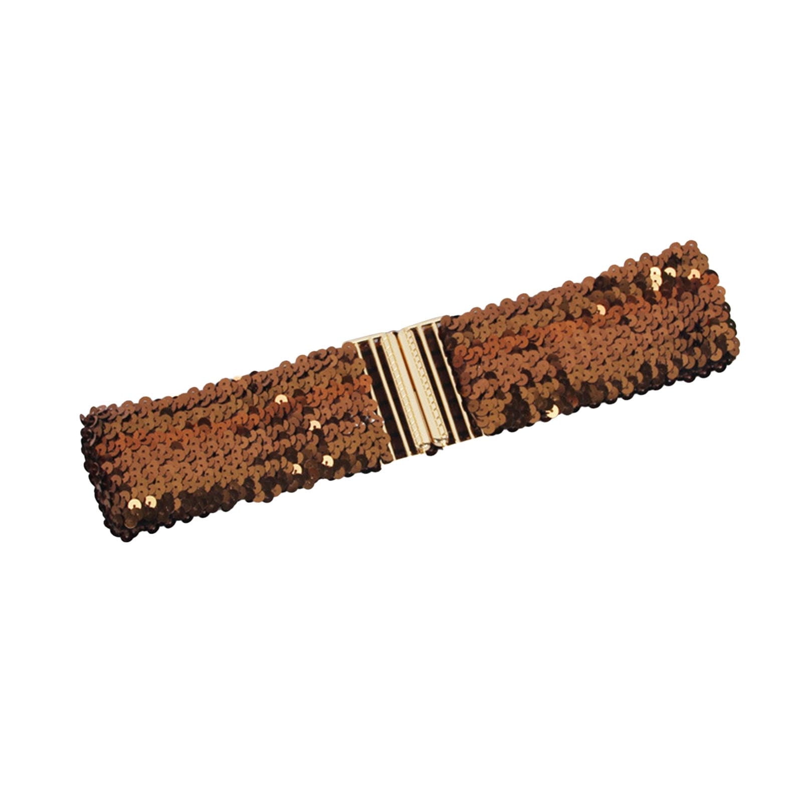 Miqool Glitter Sequin Belts for Women Girls, Wide Waist Belt Elastic ...