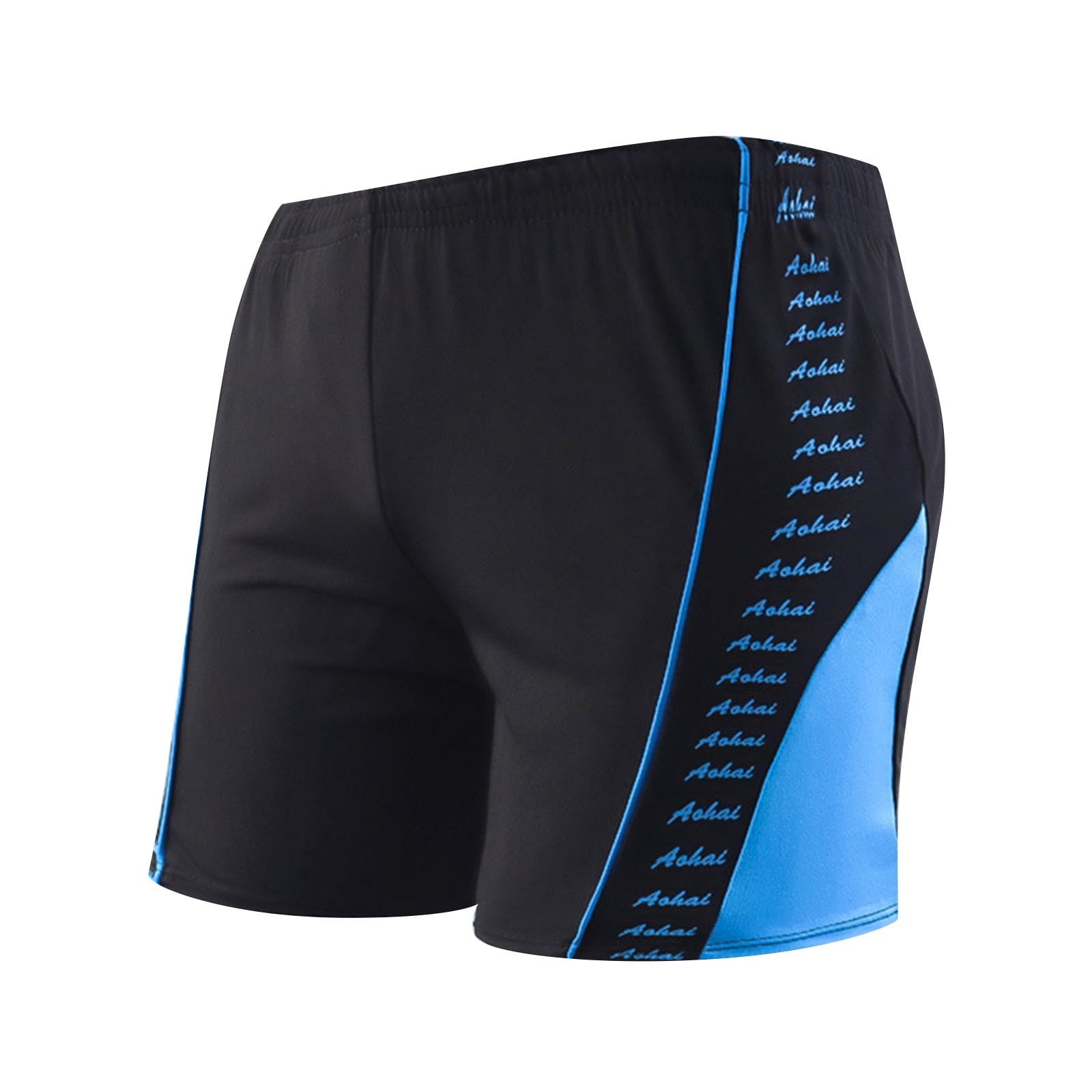 Miqool Men's Athletic Swim Jammers Quick Dry Square Leg Compression ...