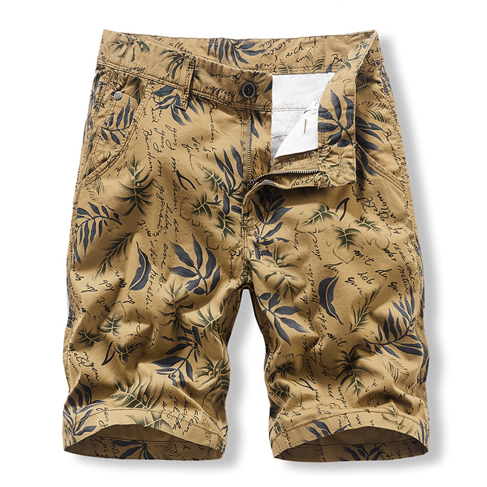 Miqool Men's Hiking Cargo Shorts Lightweight Quick Dry Casual Straight ...