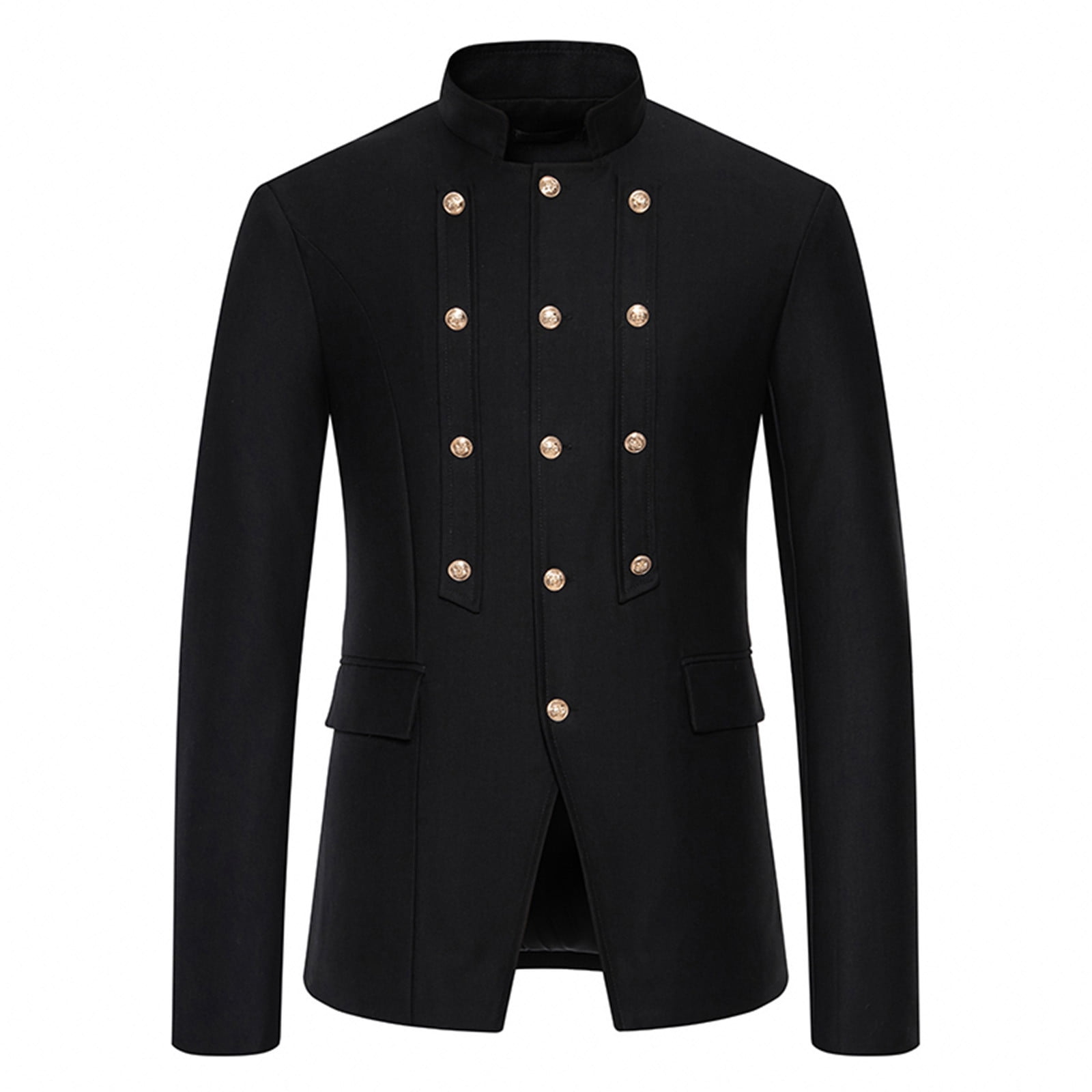 Miqool Men's Steampunk Vintage Tuxedo Jacket Tailcoat Halloween Costume ...