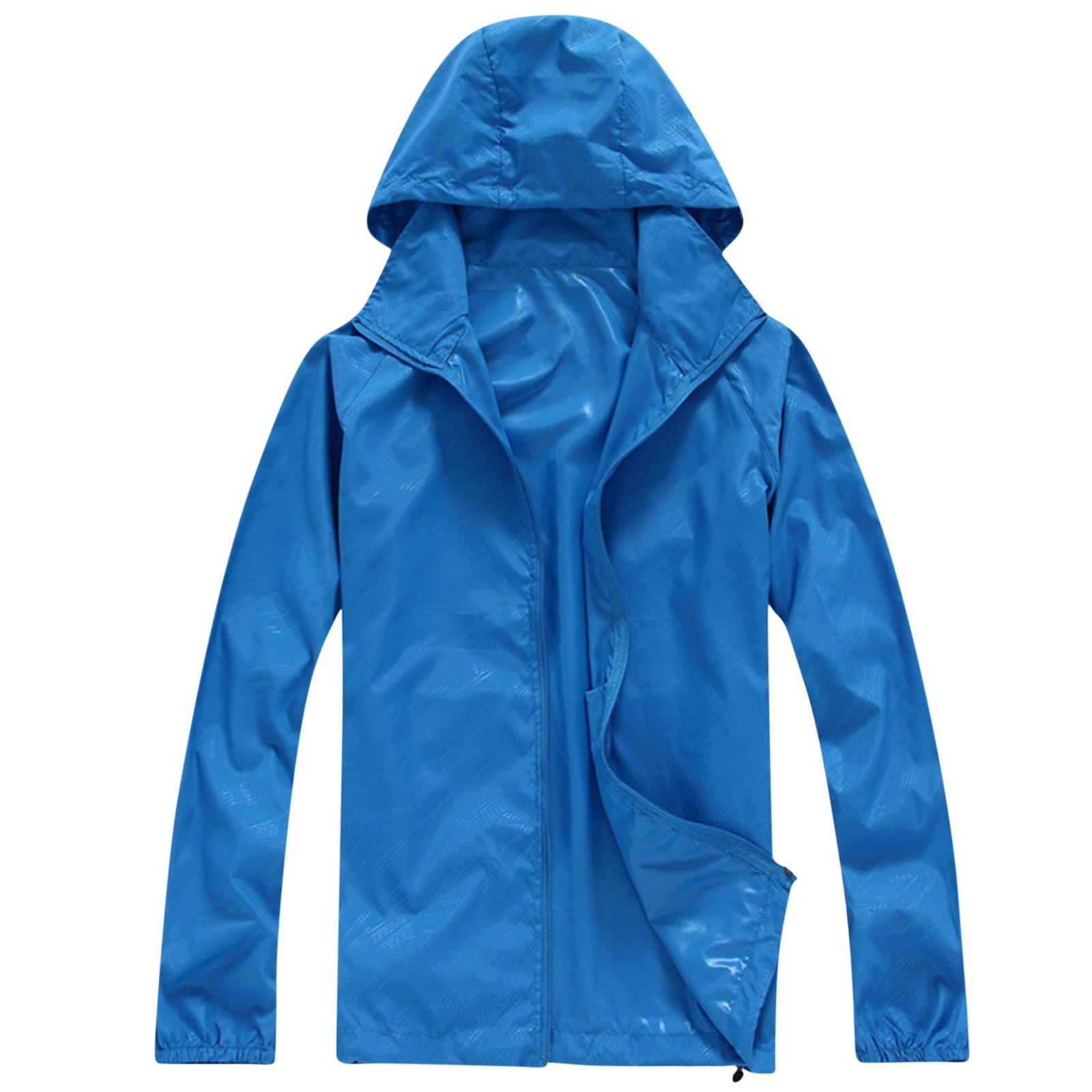 Miqool Men's UPF 50+ Sun Protection Hooded Jacket Lightweight Quick Dry ...