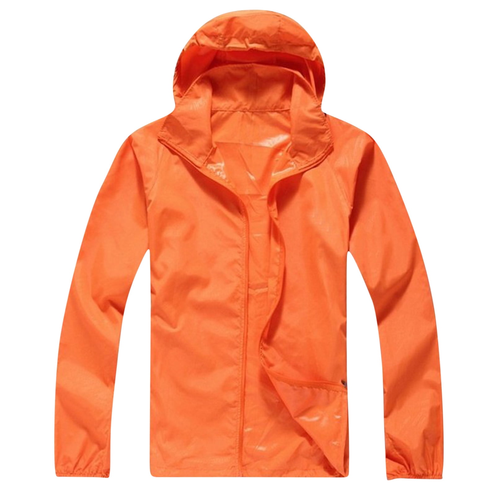 Miqool Men's UPF 50+ Sun Protection Hooded Jacket Lightweight Quick Dry ...