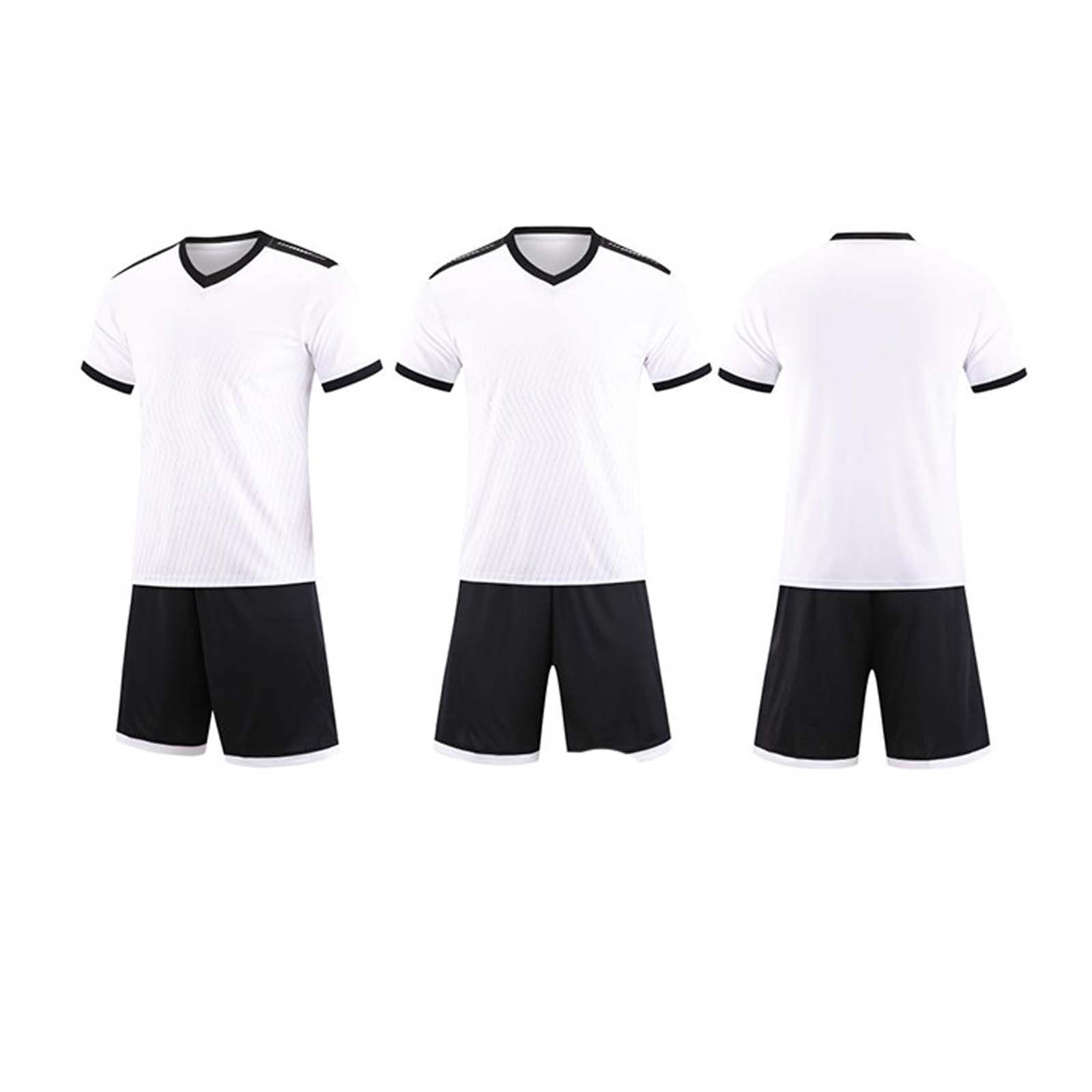 Miqool Soccer Jersey and Shorts Set for Boys, Breathable Quick-Dry Team ...