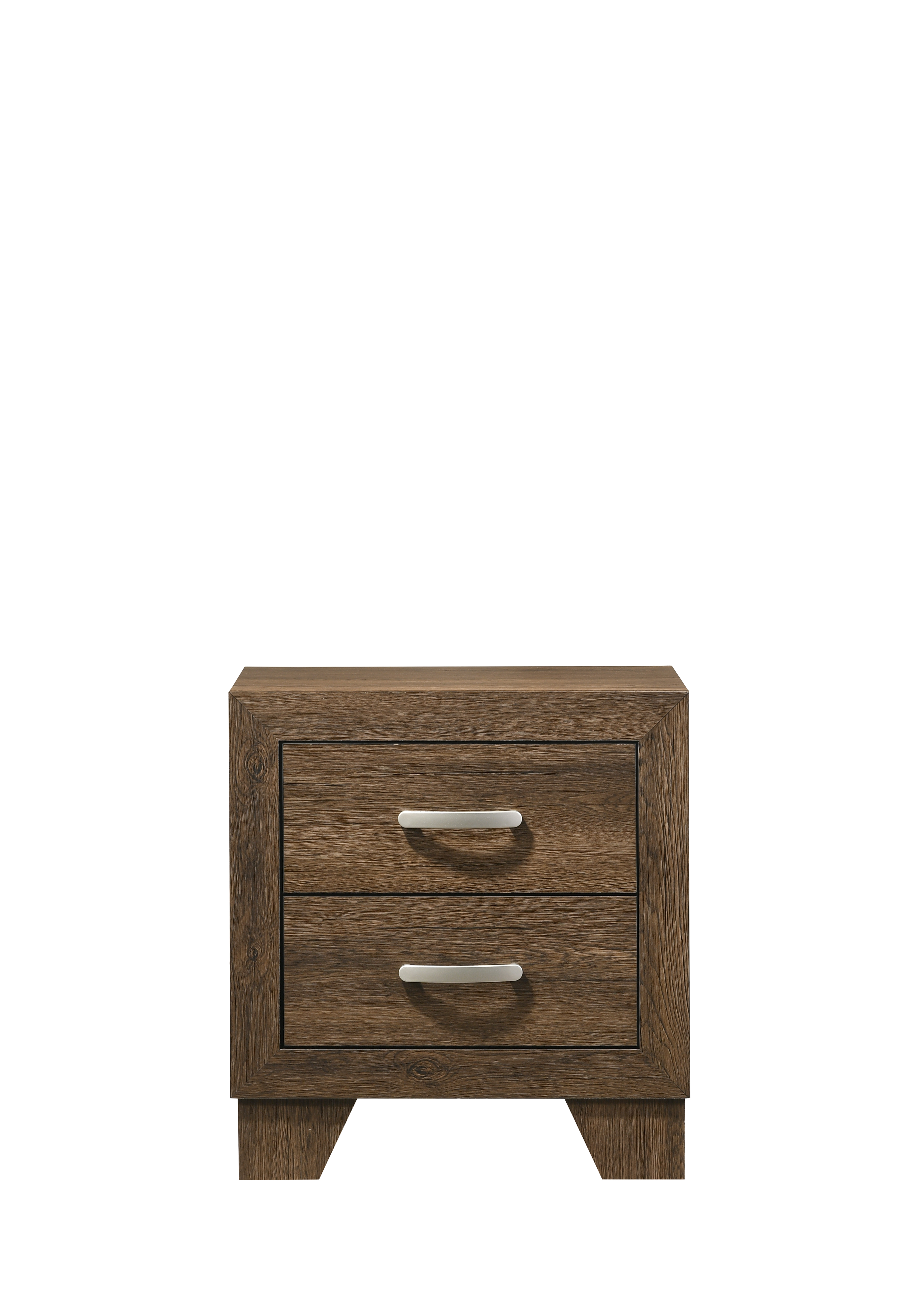 Miquell Oak Finish Nightstand,Oak Synthetic Wood Furniture Bedroom ...