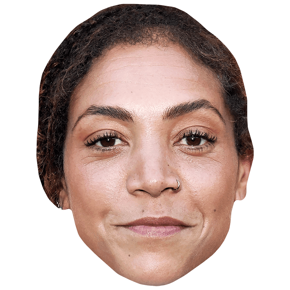 Miquita Oliver (Smile) Celebrity Mask, Flat Card Face, Fancy Dress Mask ...