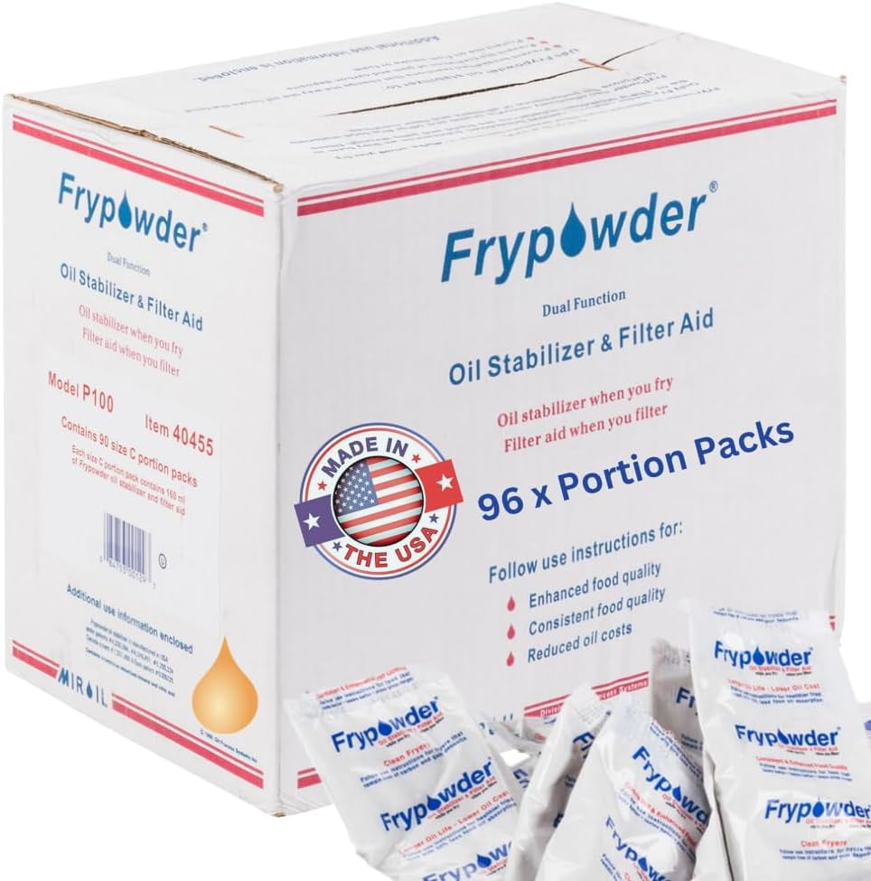 MirOil P100 Fry Powder Oil Stabilizer and Filter Aid, Food Centers Cook ...