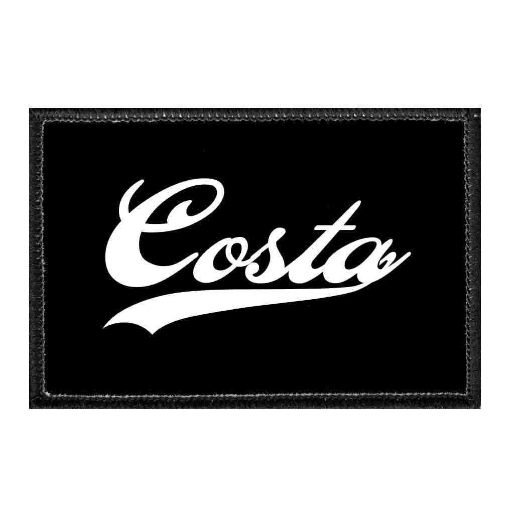 Mira Costa - Costa Script On Black - Removable Patch - Walmart.com