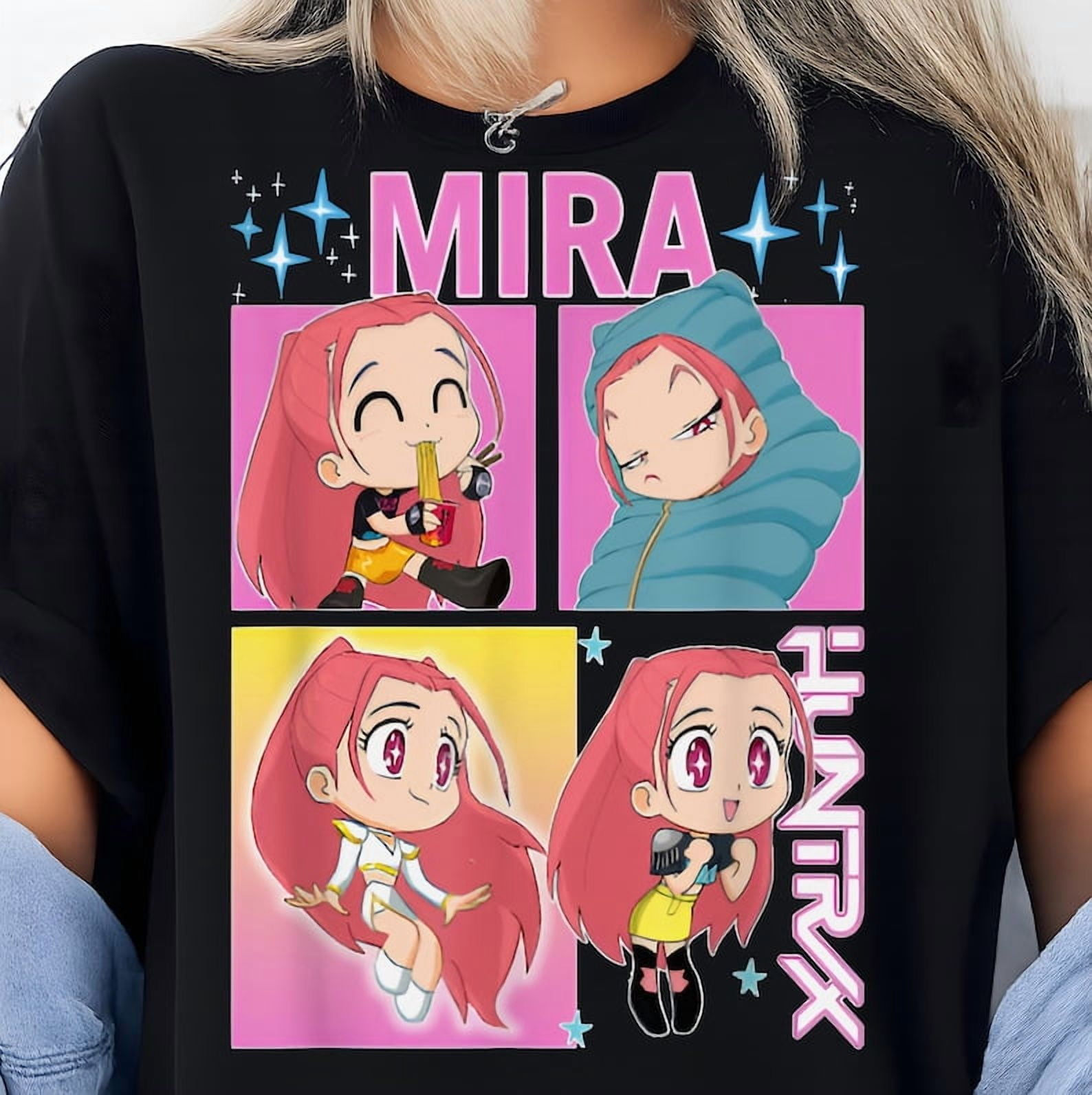 Mira Kpop Demon Hunters T‑Shirt – Huntrix Girl Tee – Cute Derpy Tiger ...