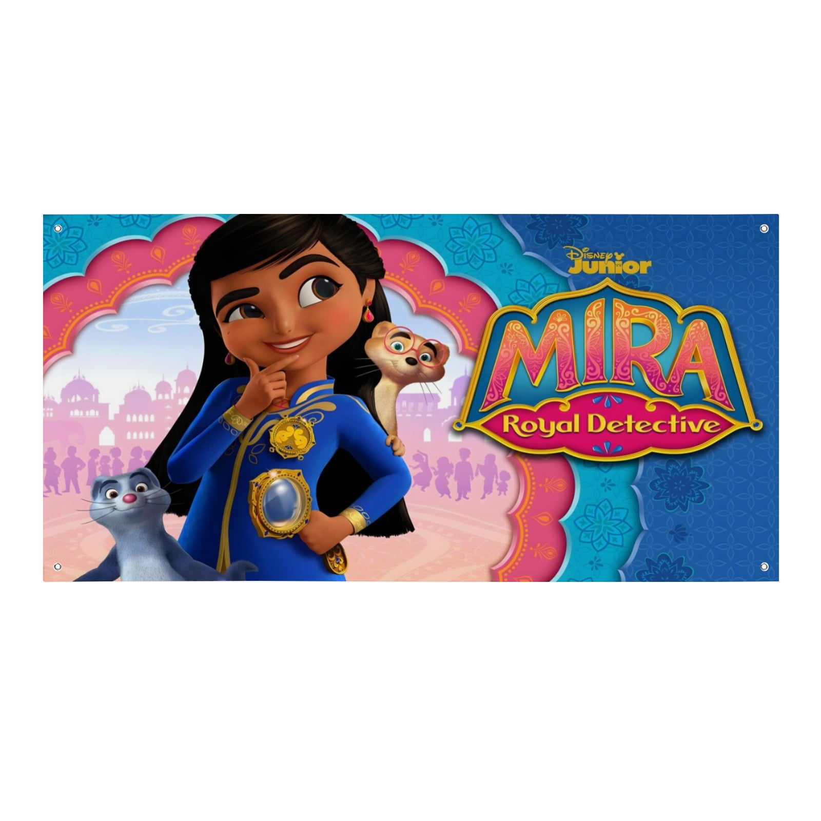 Mira Royal Detective-Theme Backdrops Banner Birthday Party Decor ...