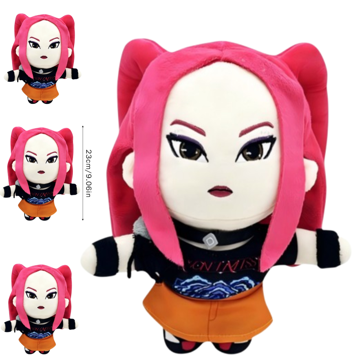 Mira Singers Demon Hunters Plush Toys, 9.06" Demon Hunters Mira Anime ...