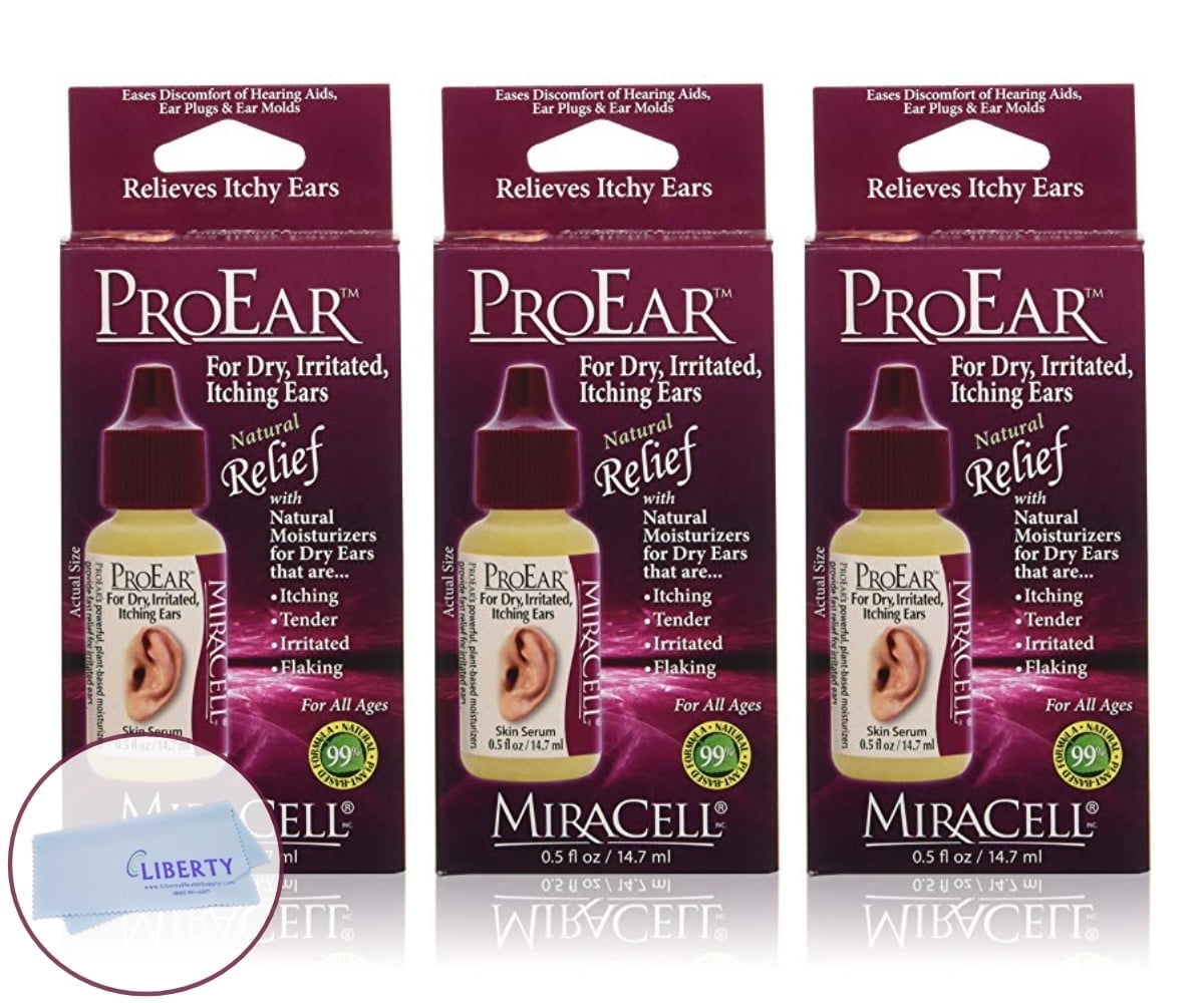 MiraCell ProEar Ear Drops, Dry Itchy Ear Relief, Plant-Based ...