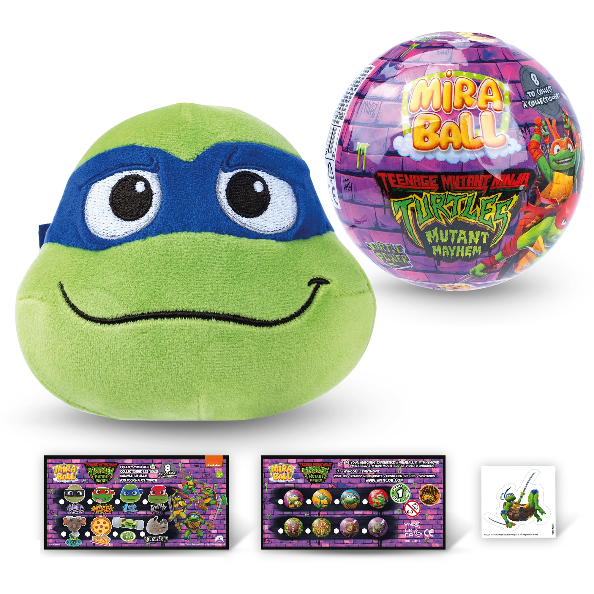 Teenage Mutant Ninja Turtles MiraBall, Blind Box Surprise Plushies ...